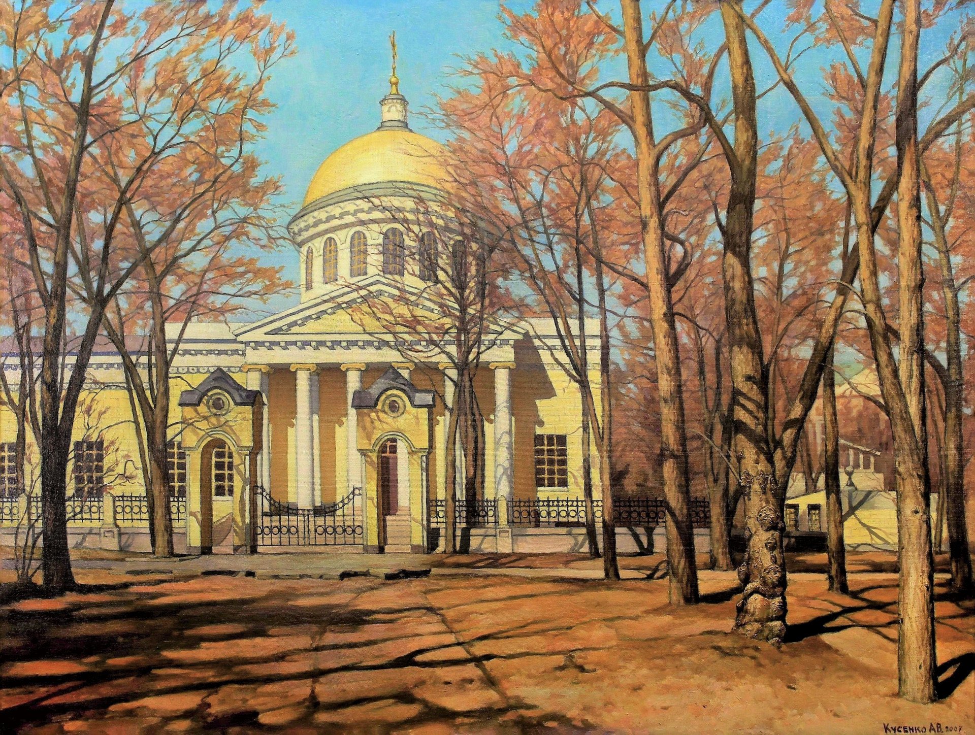 Transfiguration Cathedral Painting by Alexander Kusenko