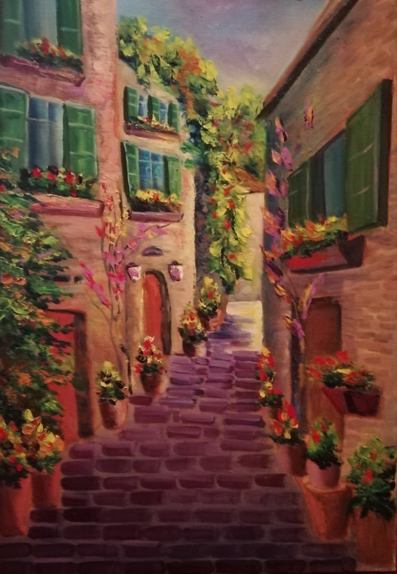 Ancient Italy Painting by Anastasia Godubjak