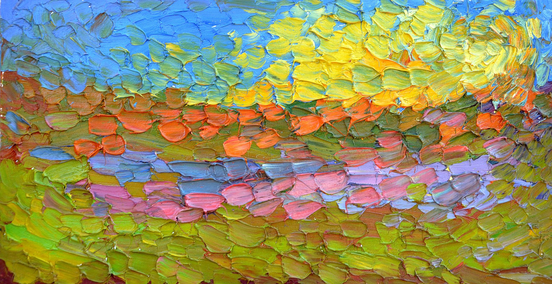 Sunlight Painting by Olga Bejina - Jose Art Gallery