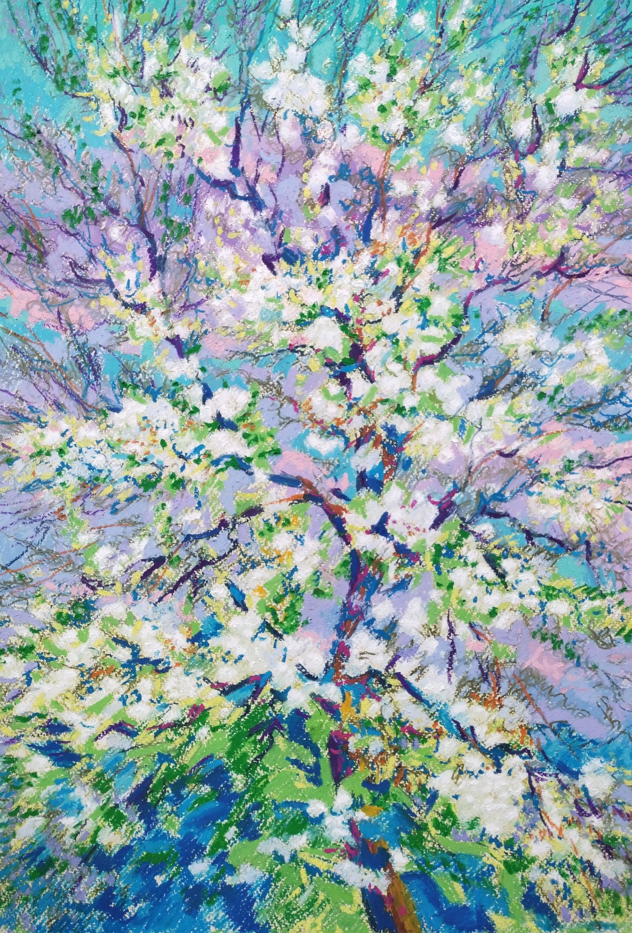 Flowering tree Painting by Olena Polovna - Jose Art Gallery