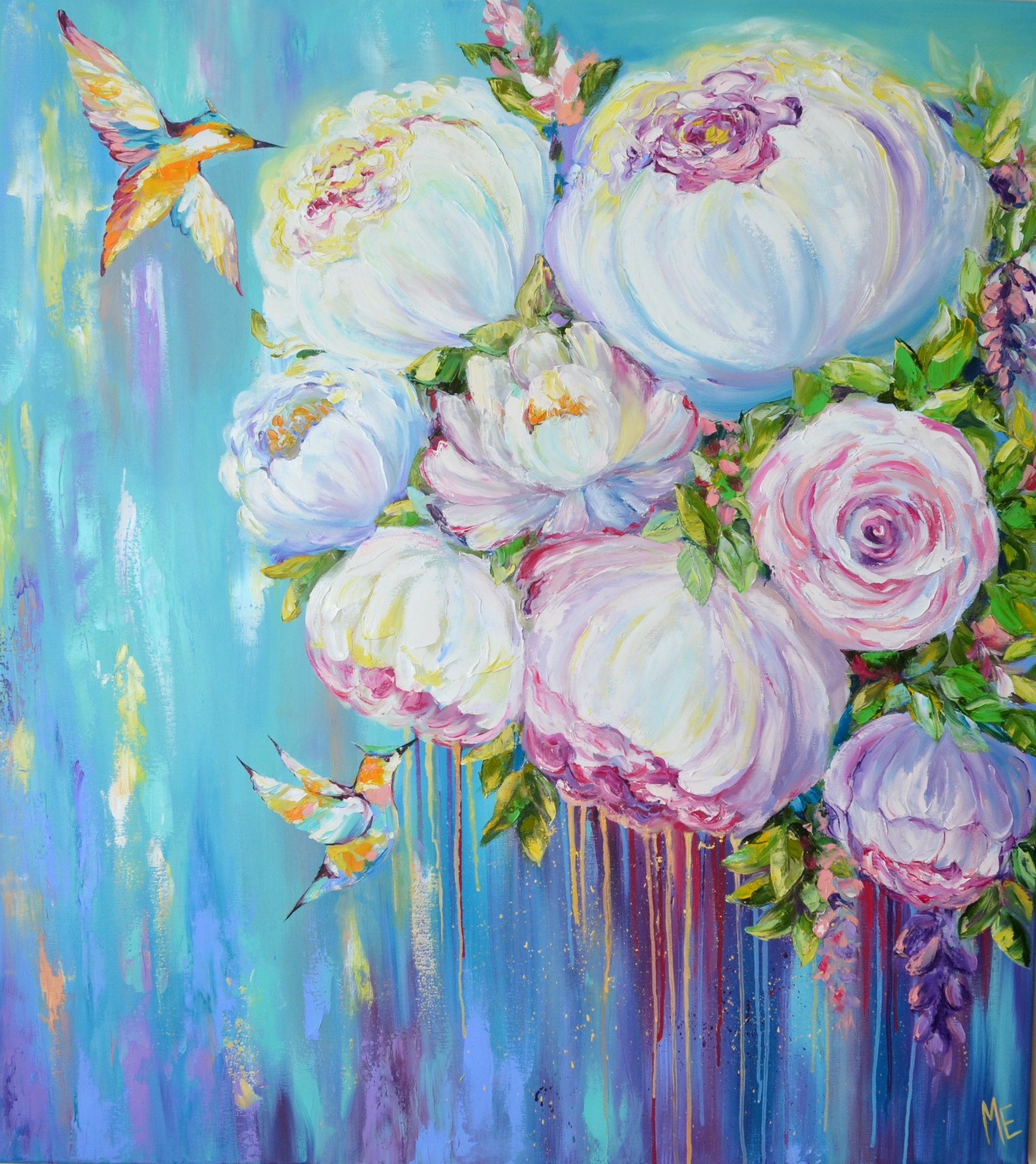 Pioneer expression Painting by Elena Gontar