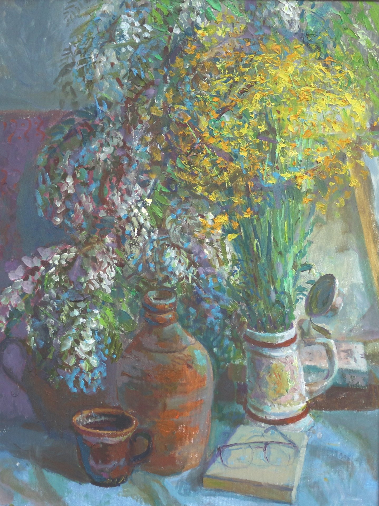 Spring still life Drawing - Sergey Bogachik