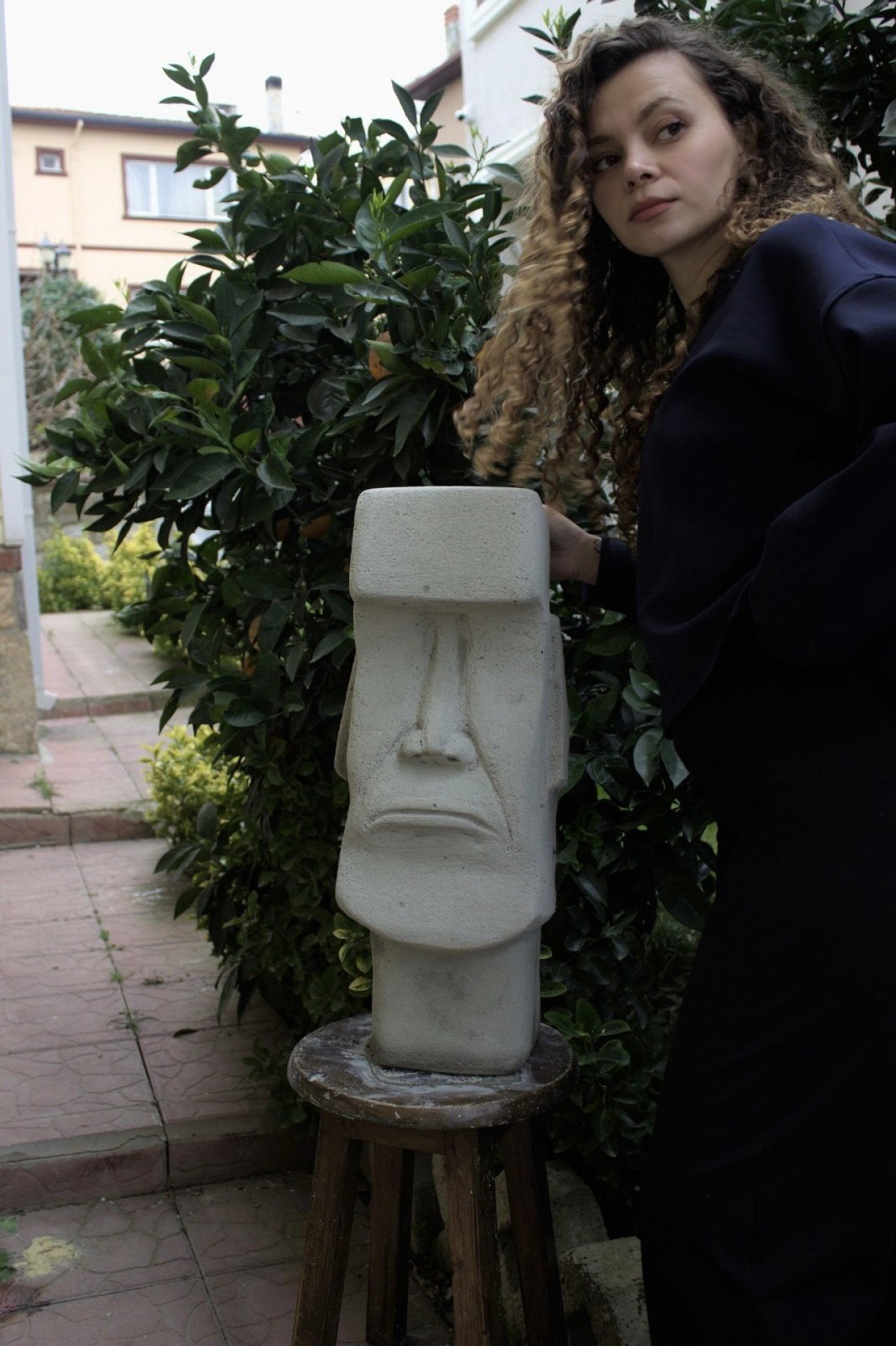 Moai Sculpture - Ozlem Nalçacı - Jose Art Gallery