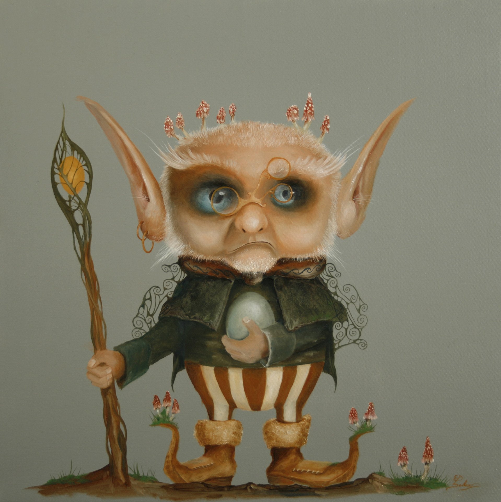 SeedlingSavior Painting by Ed Schaap - Jose Art Gallery