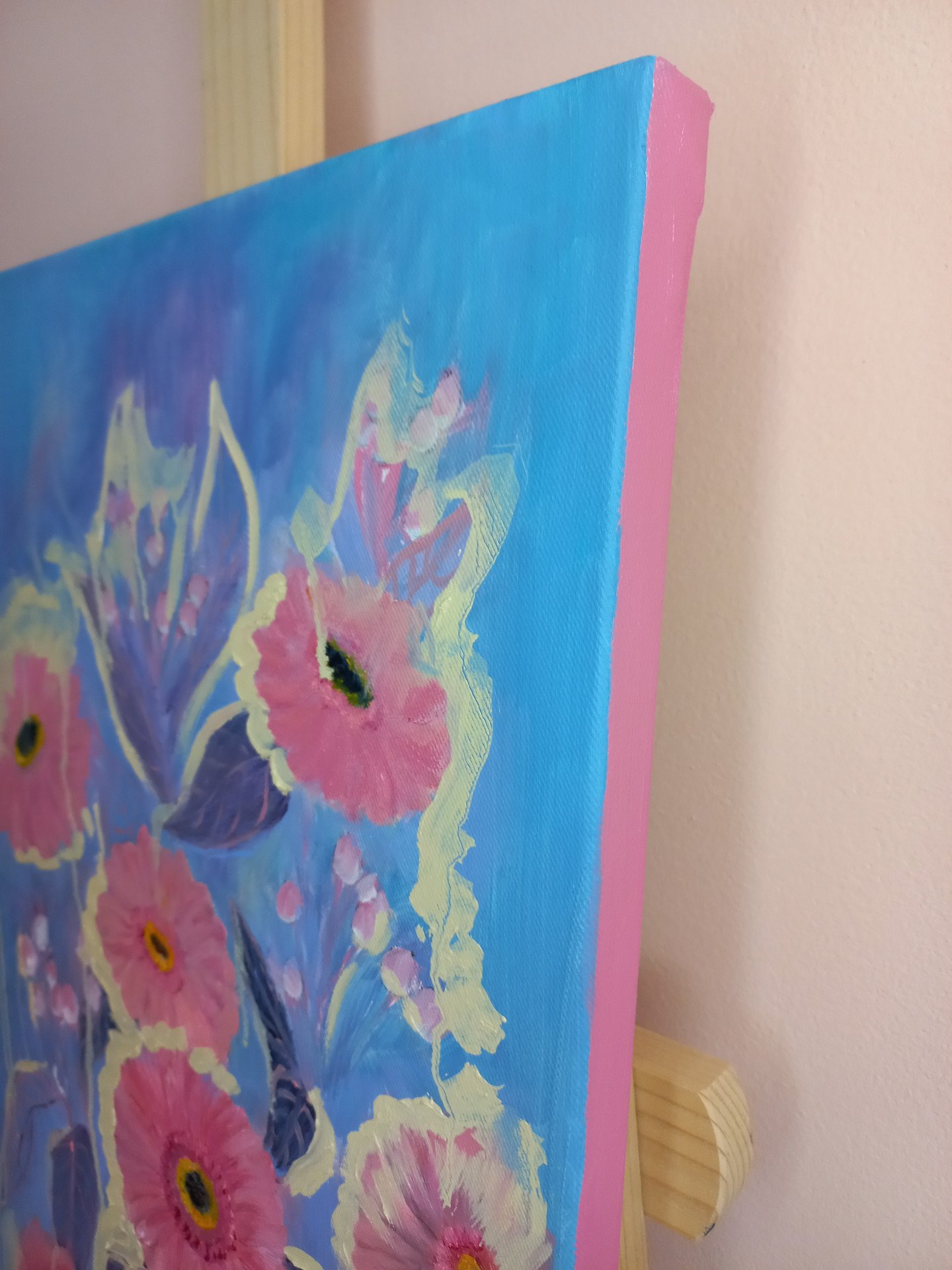 Gerberas (Weaving of fate) Painting by Anna Ovsiankina