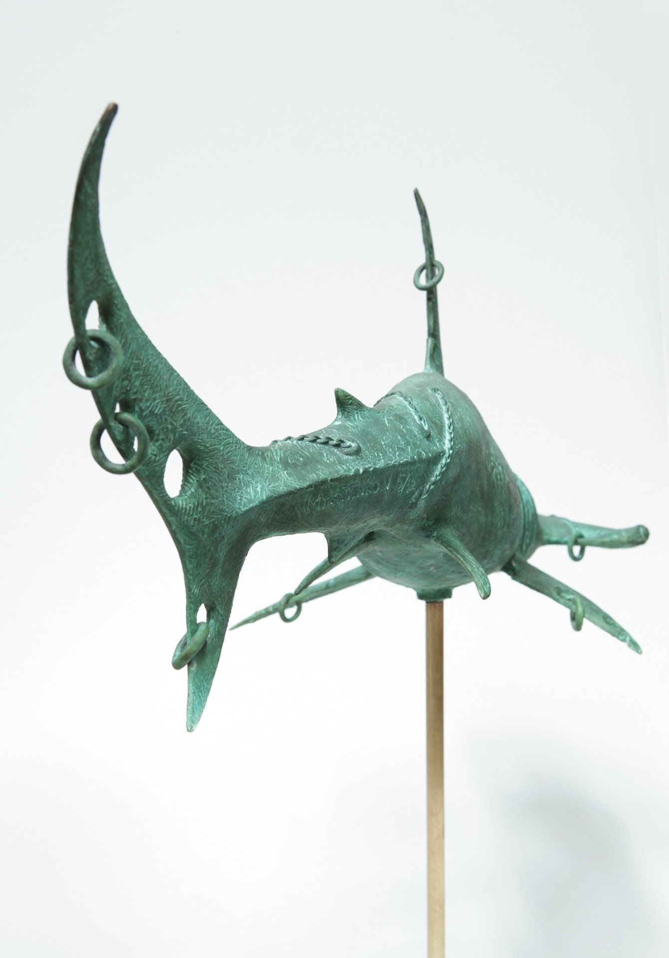 Hammerhead shark Sculpture - Volodymyr Mykytenko - Jose Art Gallery