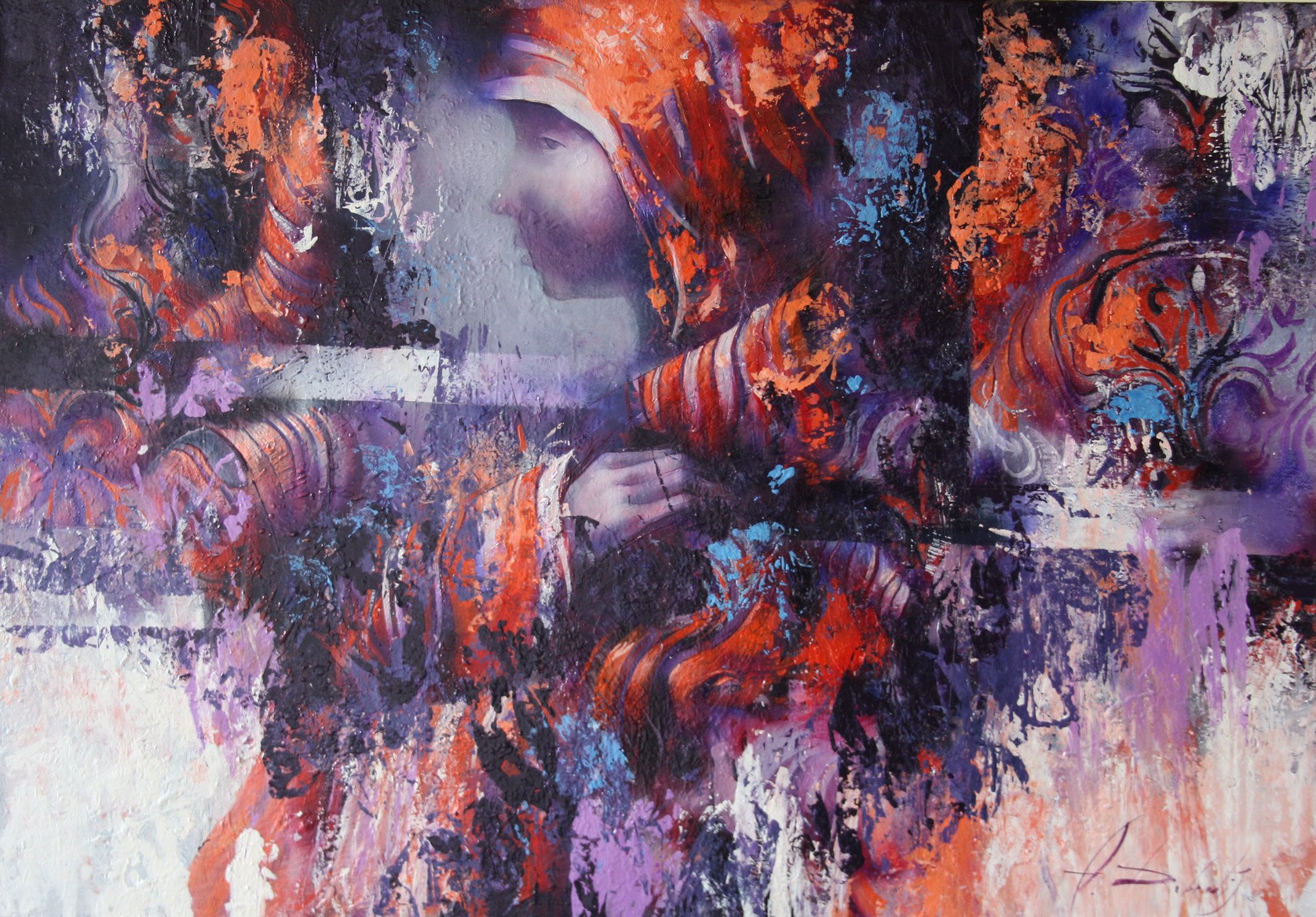 Festive night Painting by Dobrodiy Alexandr