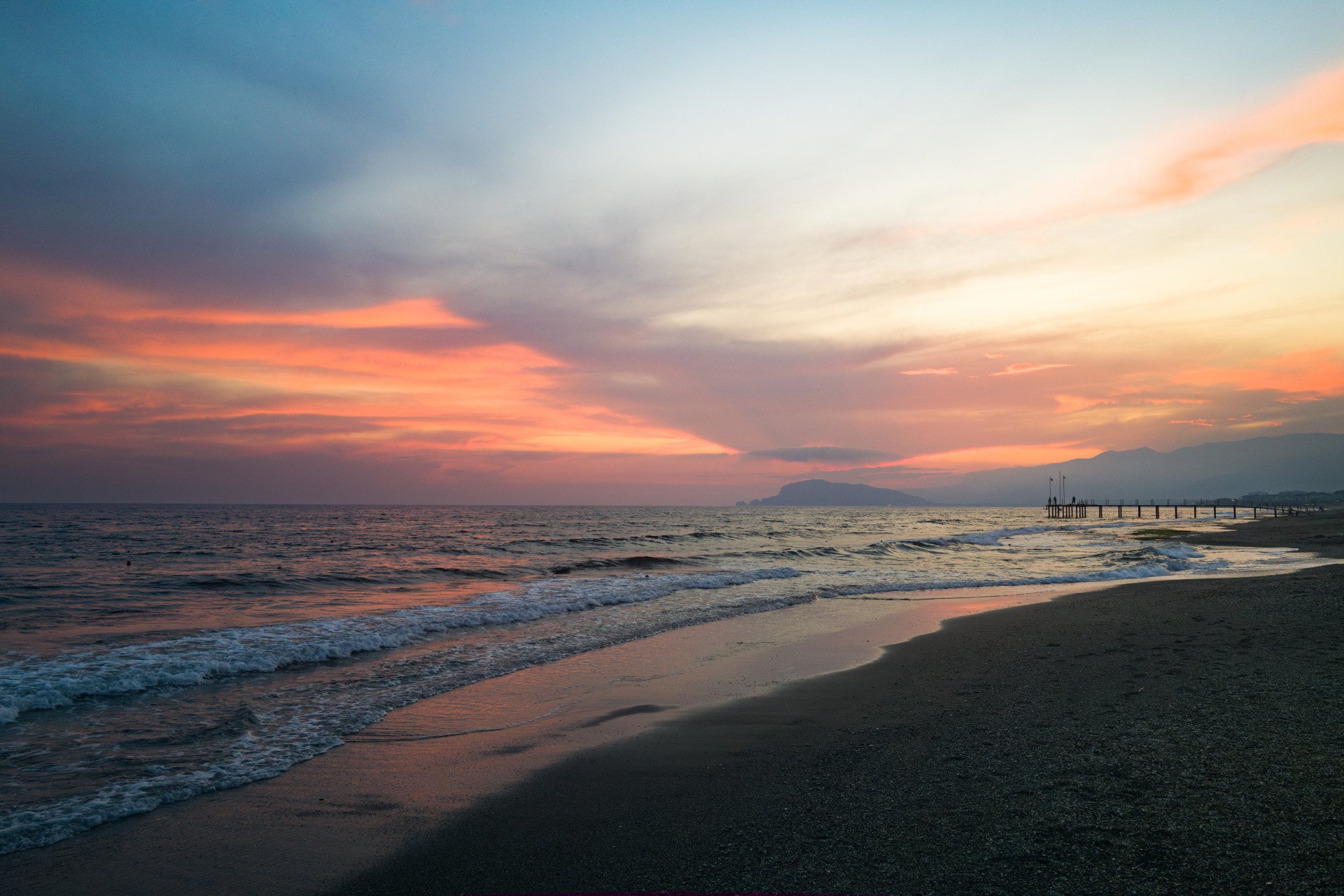 Sunset on the Mediterranean Photography - dlx