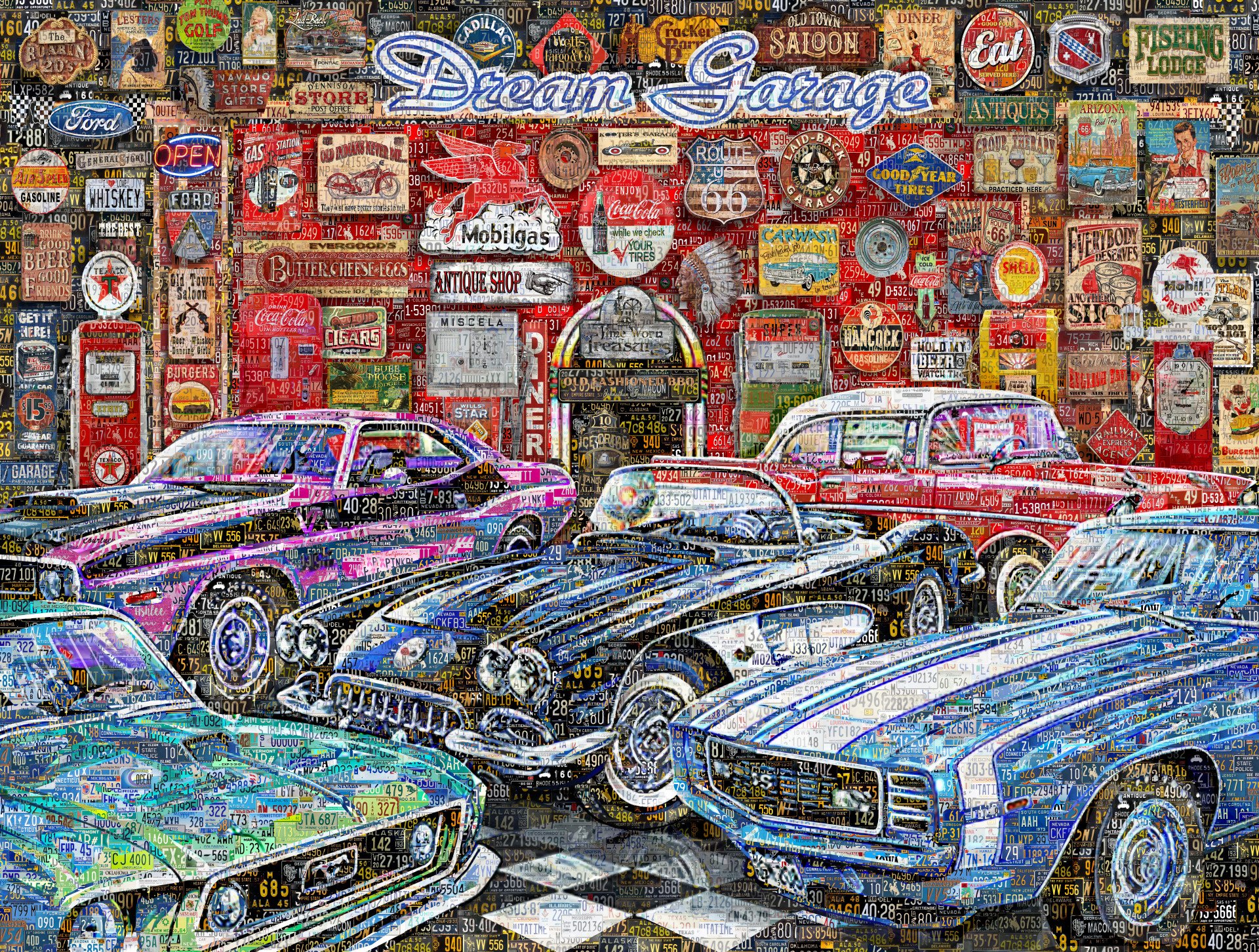 Dream Garage Painting by Alex Loskutov - Jose Art Gallery