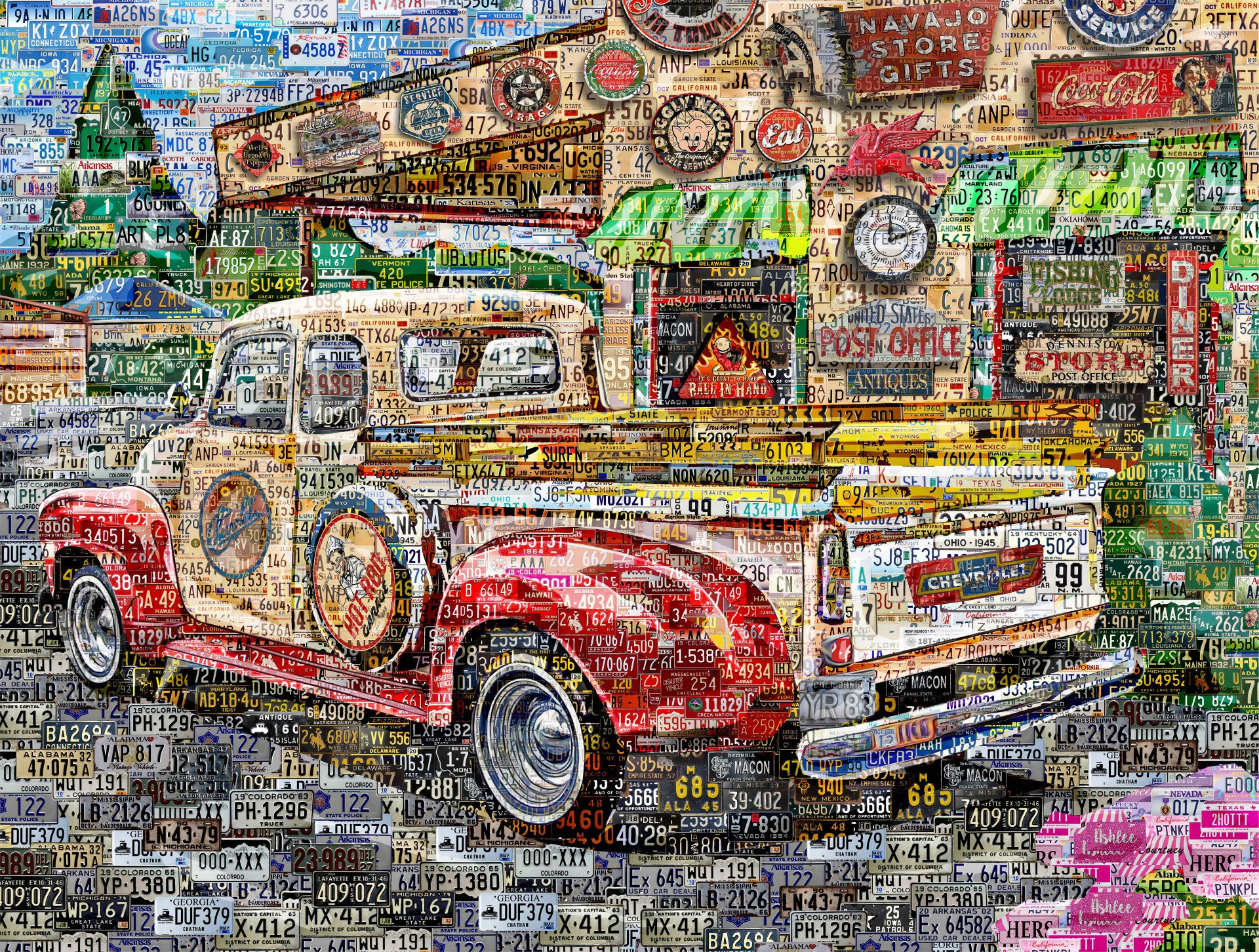 Old Chevy truck Digital Art - Alex Loskutov