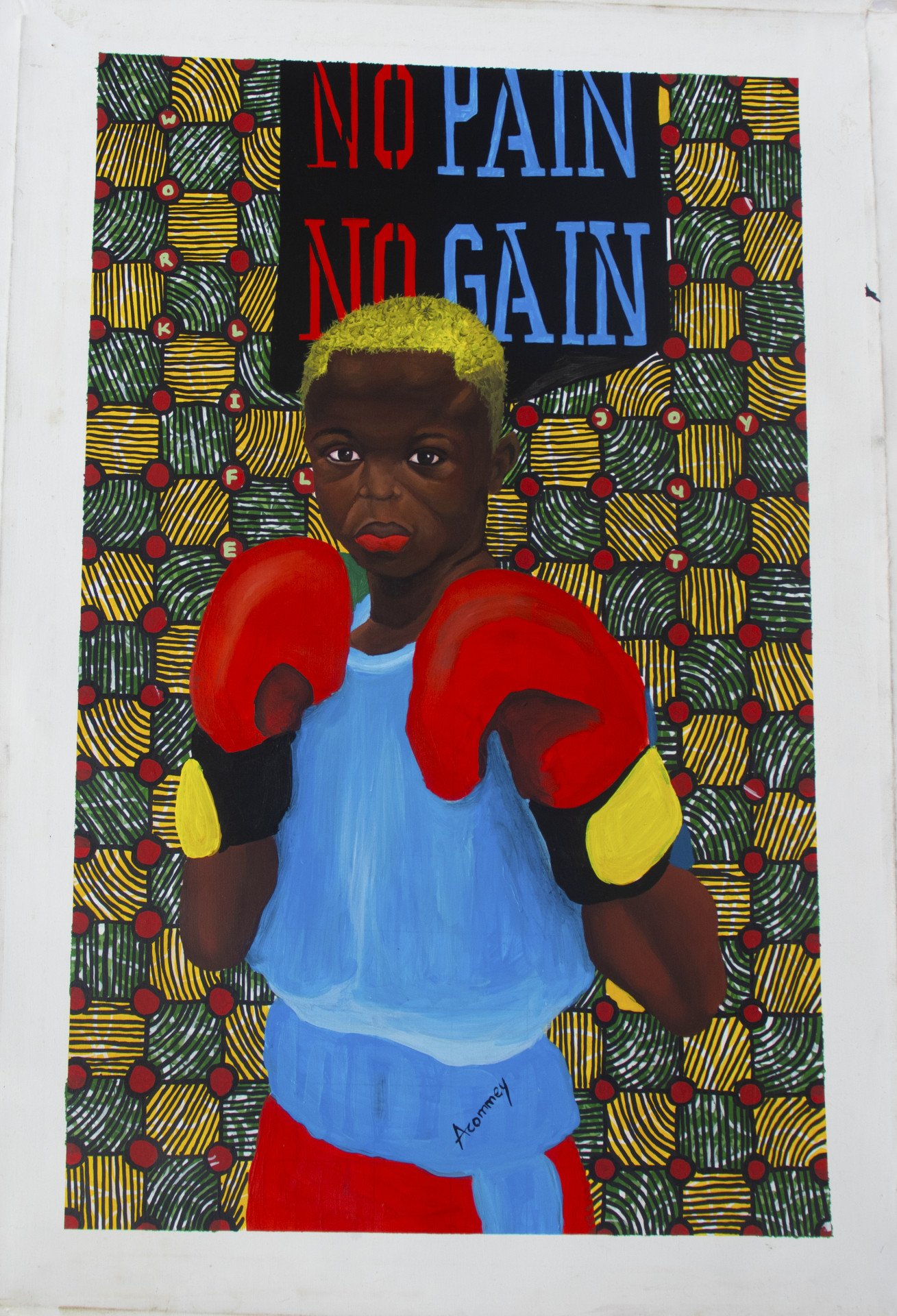 No Pain Painting by Robert Commey - Jose Art Gallery