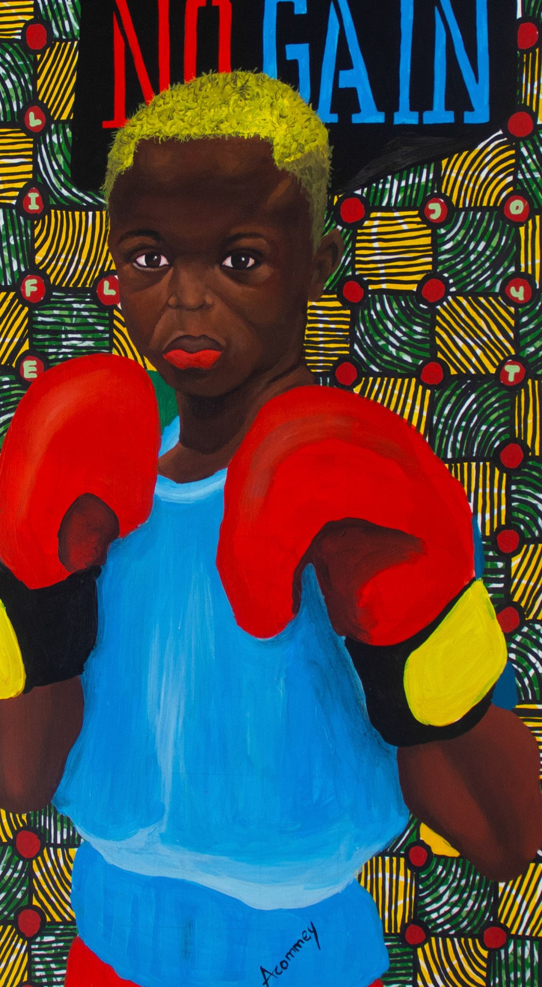 No Pain Painting by Robert Commey - Jose Art Gallery