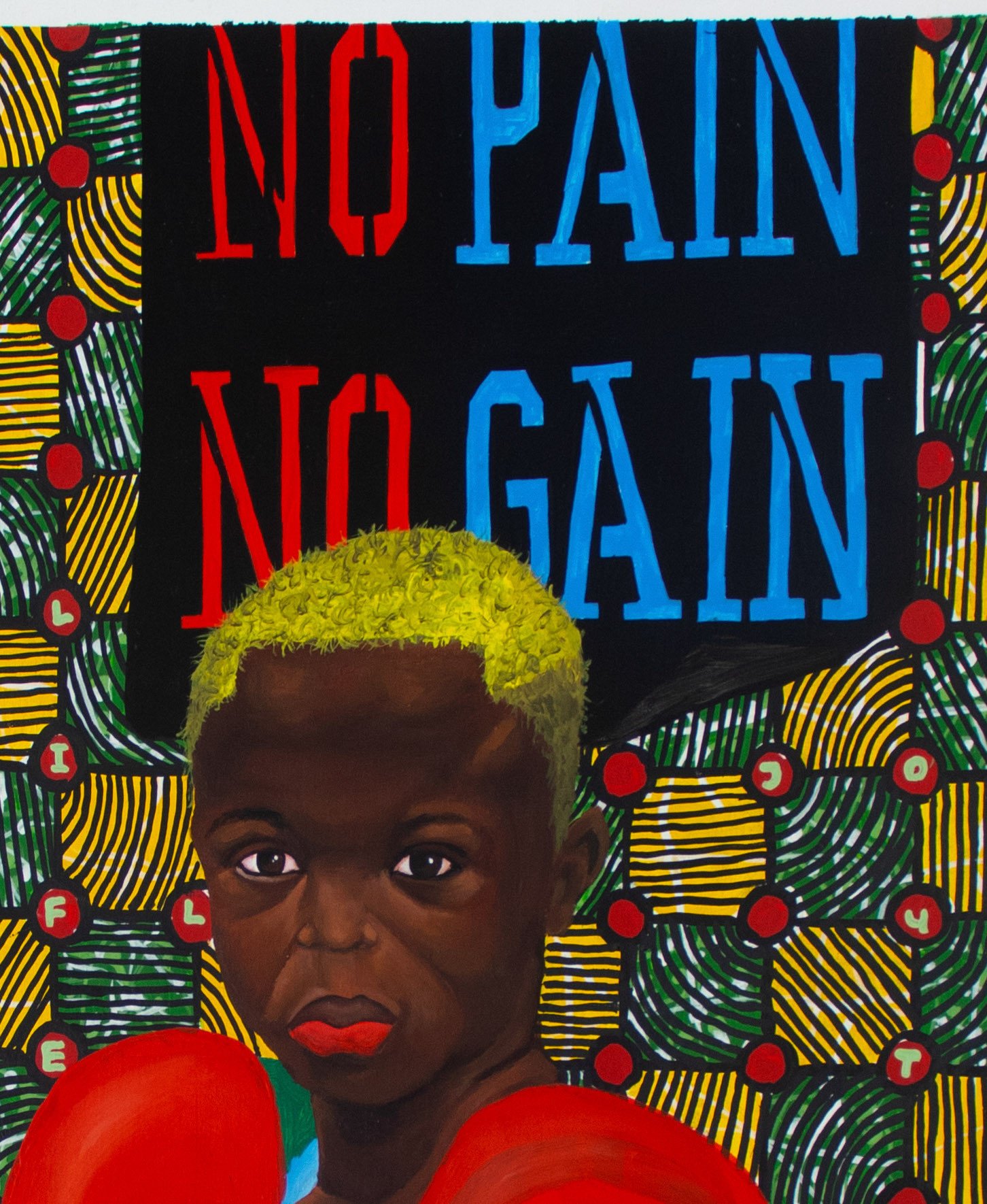 No Pain Painting by Robert Commey - Jose Art Gallery