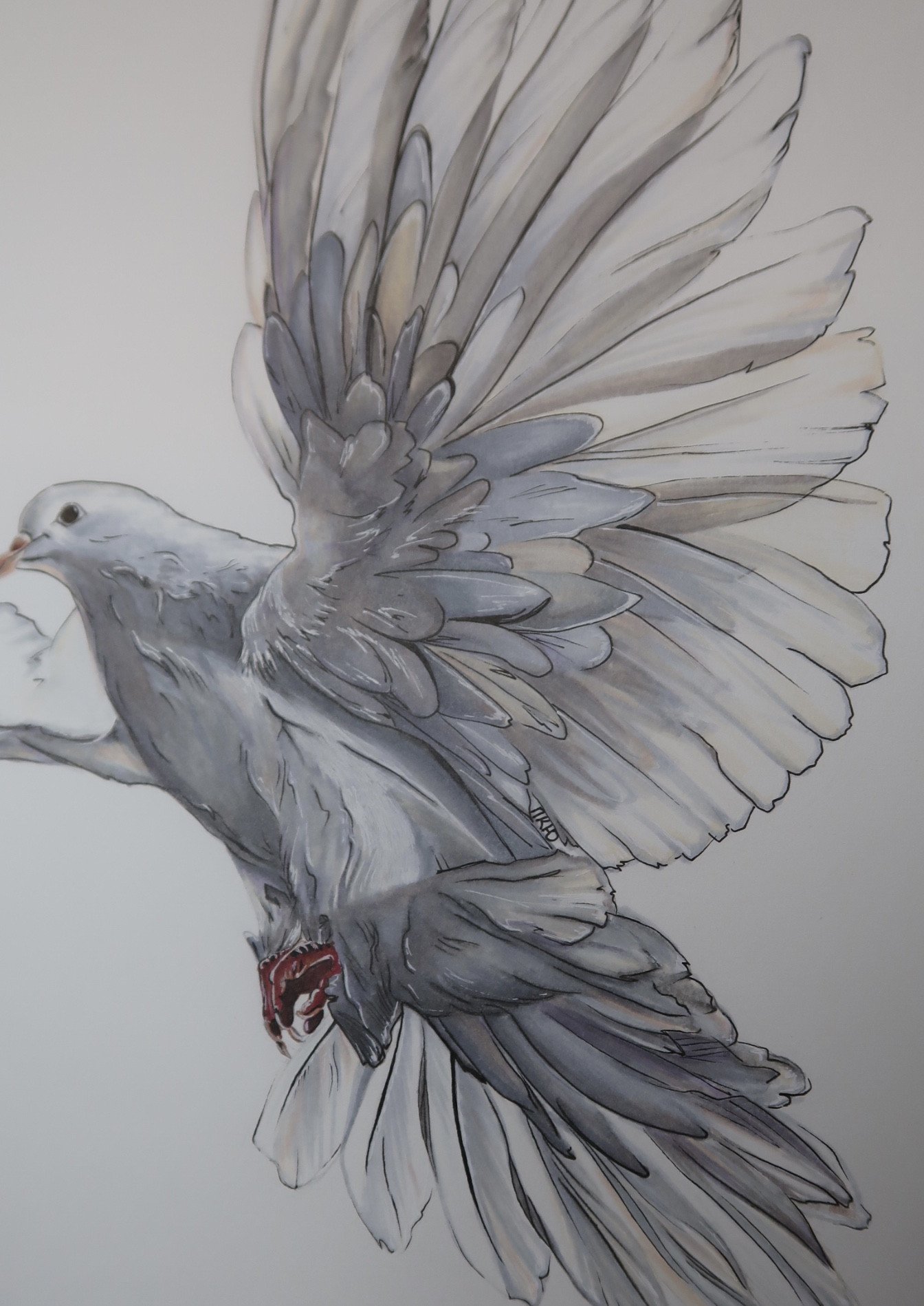 WORLD Drawing - Kseniya Pavlenko - Jose Art Gallery