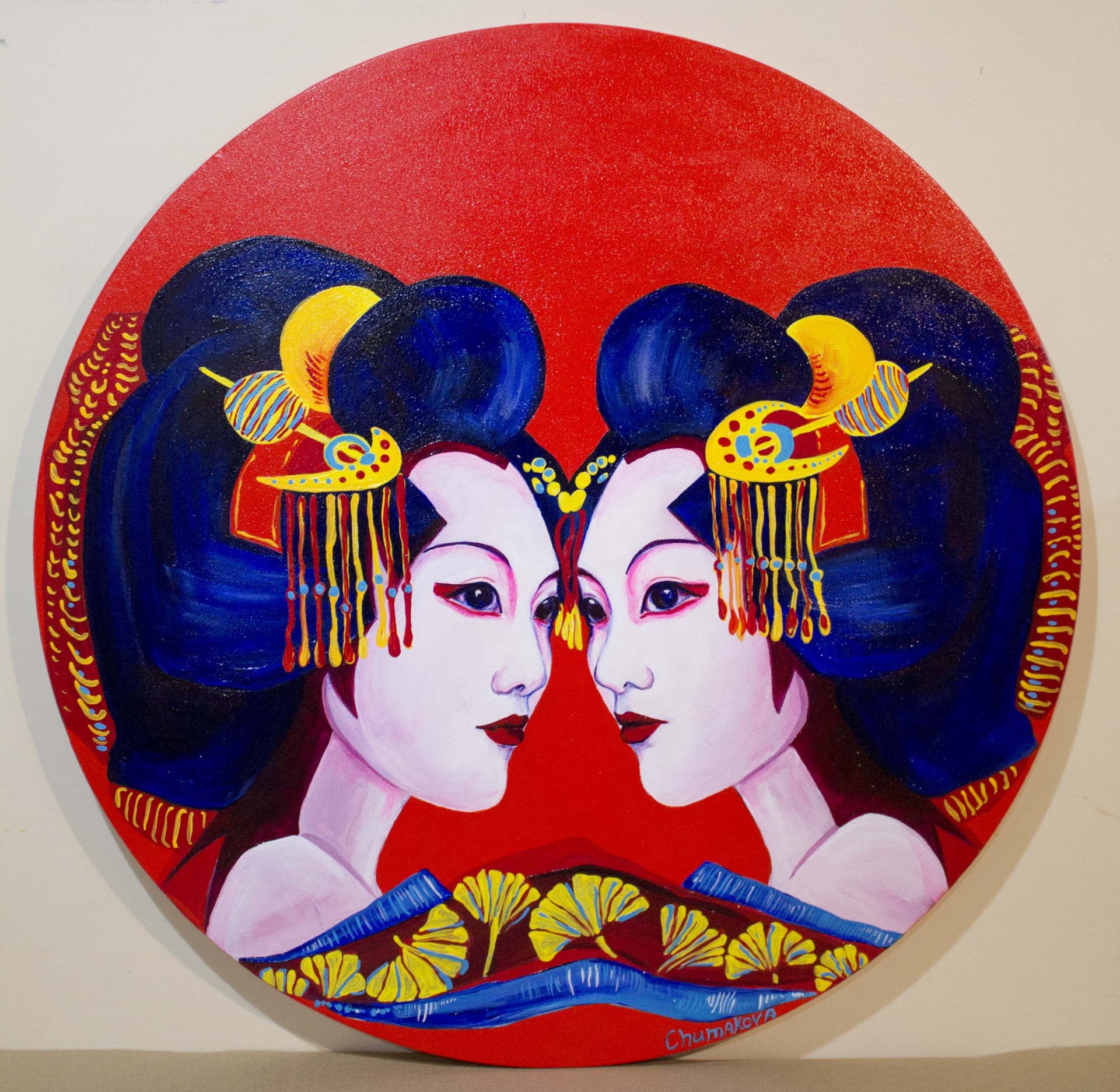 Kagami 2021 Painting by Oksana Chumakova - Jose Art Gallery