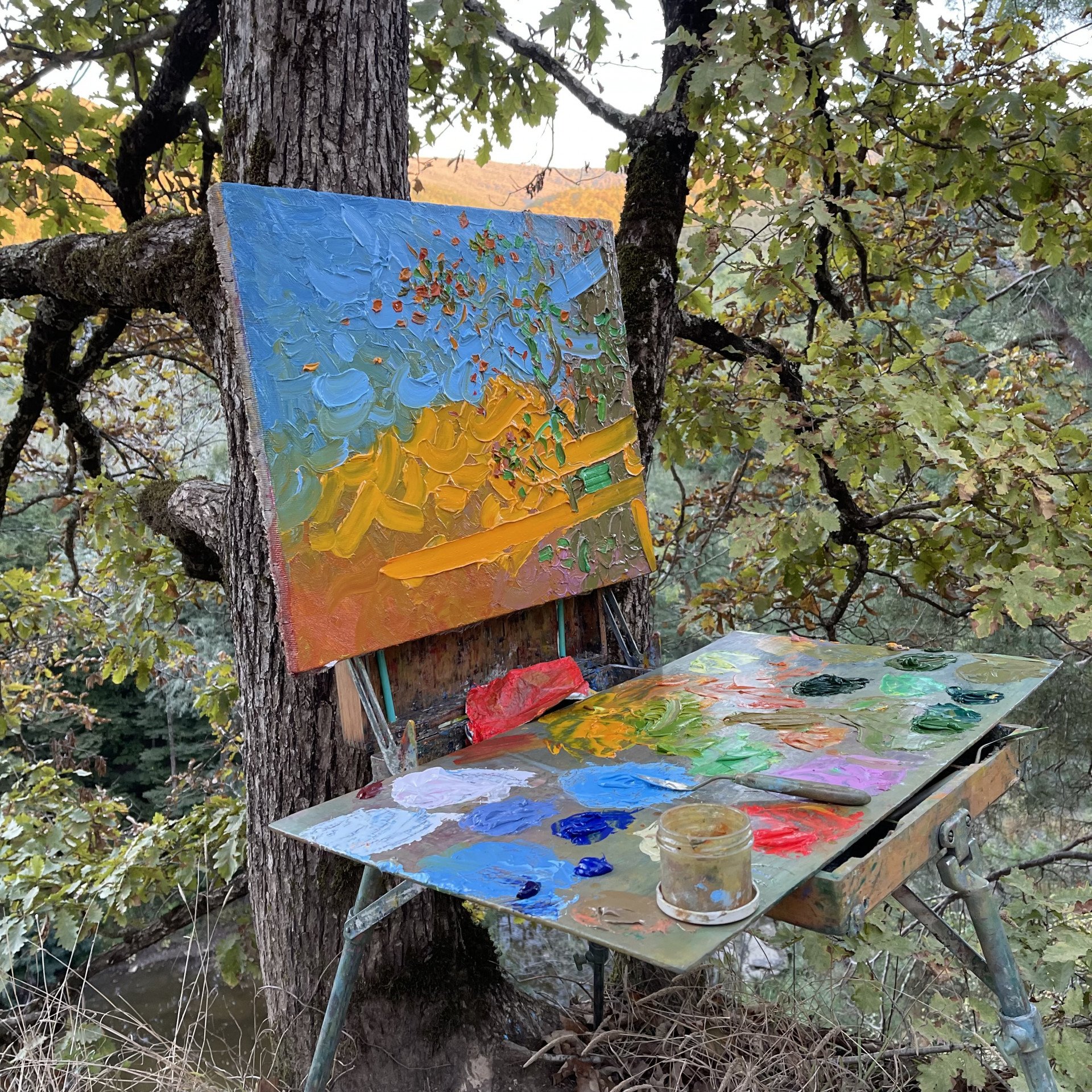 Gora Sober Bash Painting by Olga Bejina - Jose Art Gallery