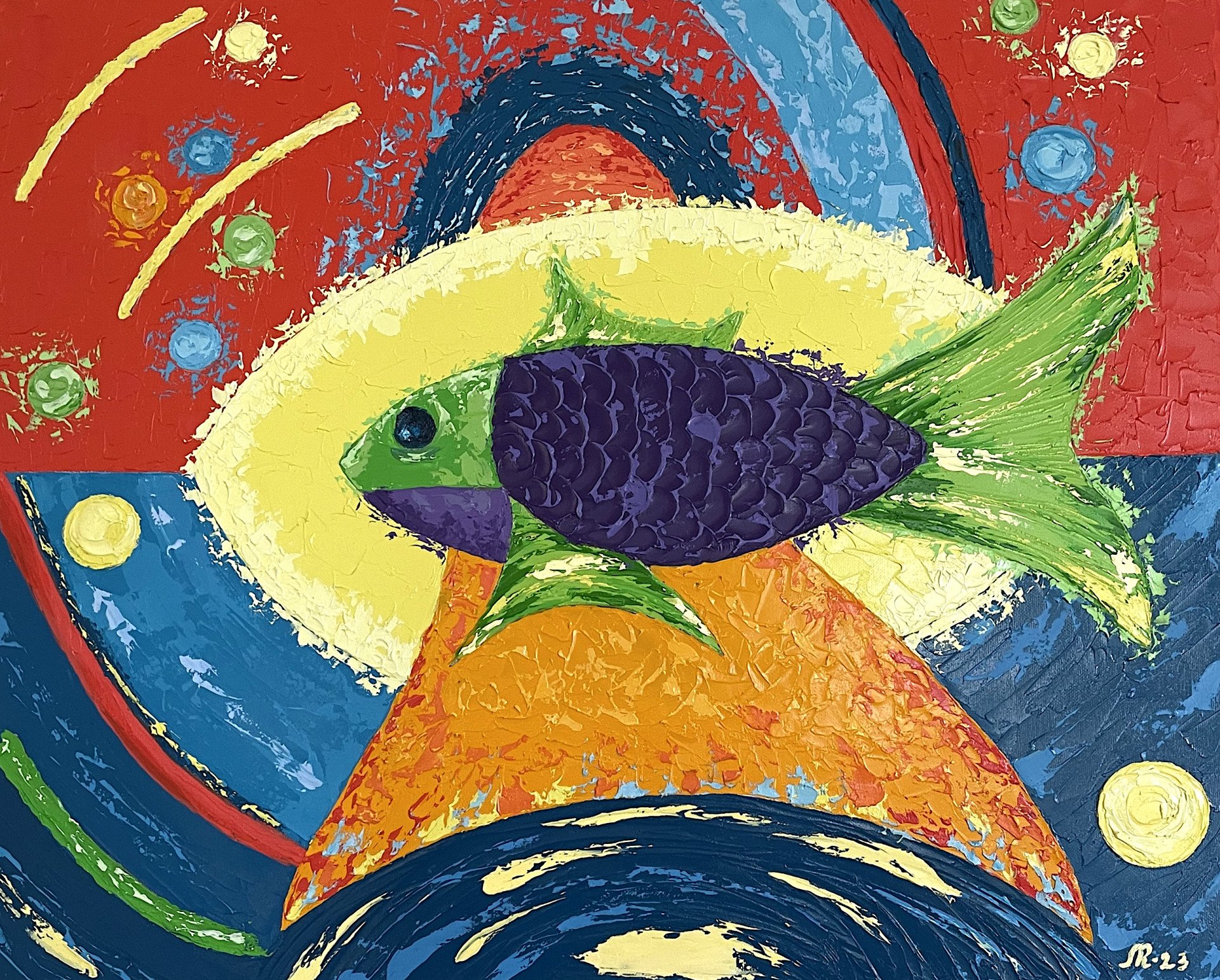 Fish number 1 Digital Art - Liudmyla Riabkova