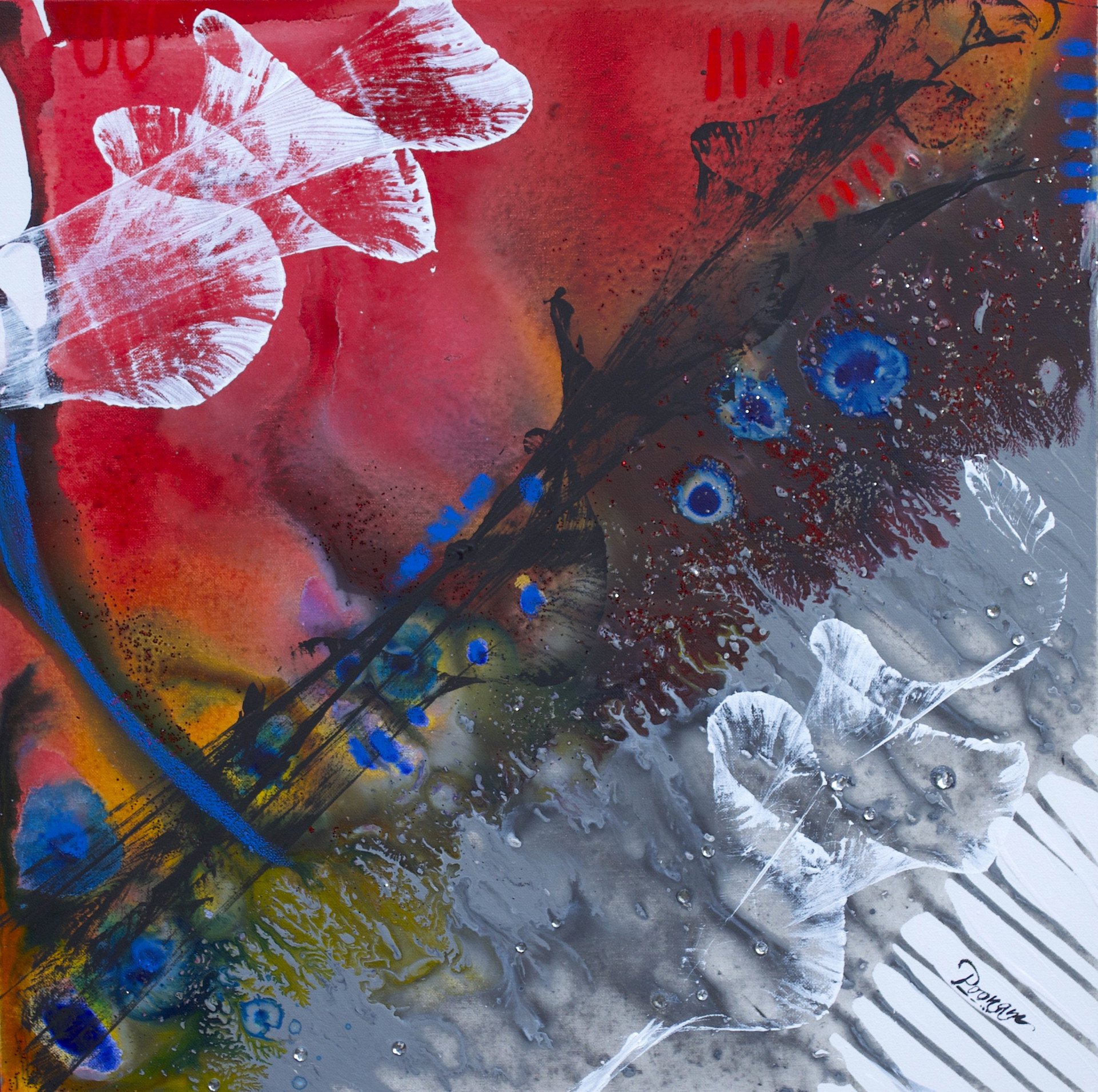 Be a peacock Painting by Poonam Choudhary - Jose Art Gallery