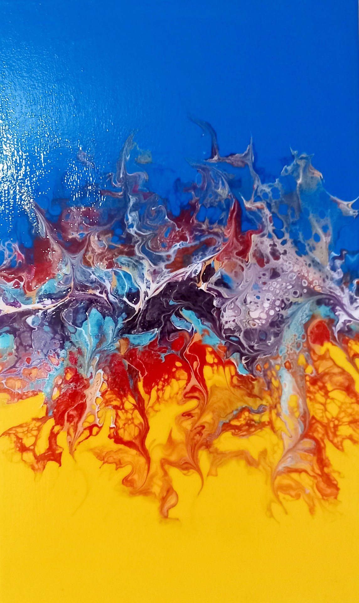 Acrylic painting Painting by Mariya Cependa