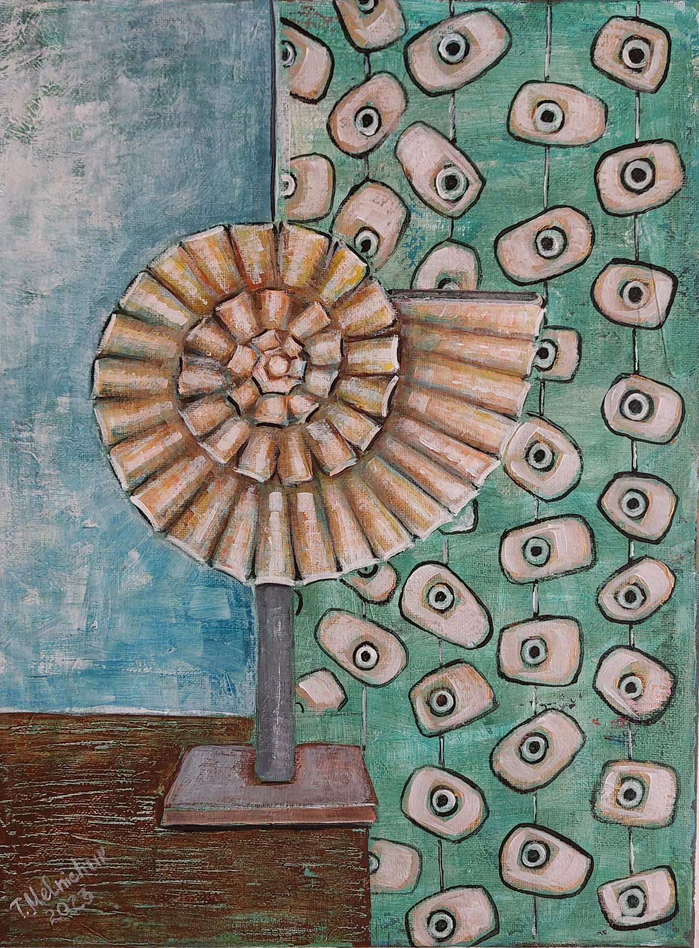 Marine still life Painting by Tetiana Melnichuk