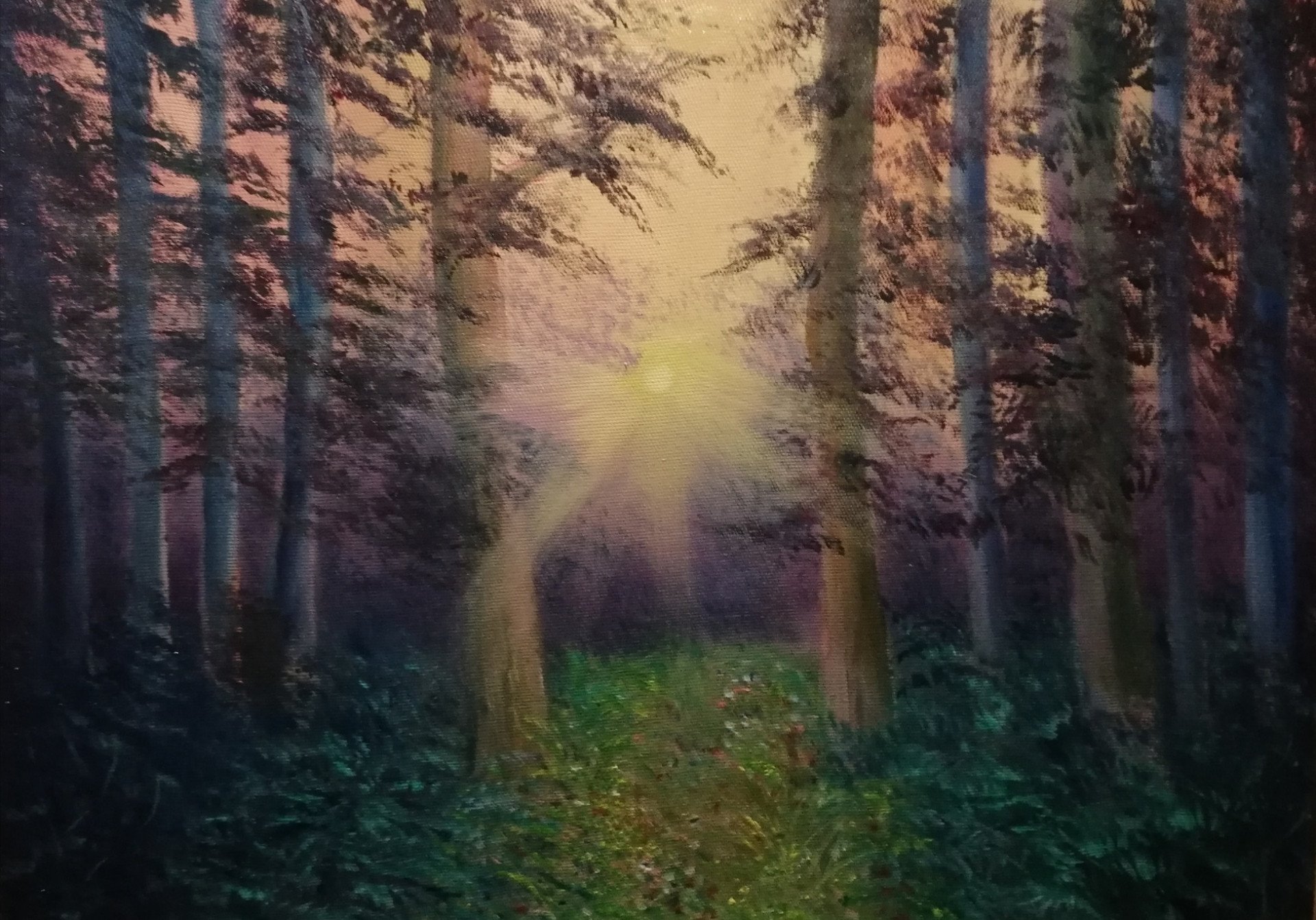 Sunrise Painting by Anastasia Godubjak - Jose Art Gallery