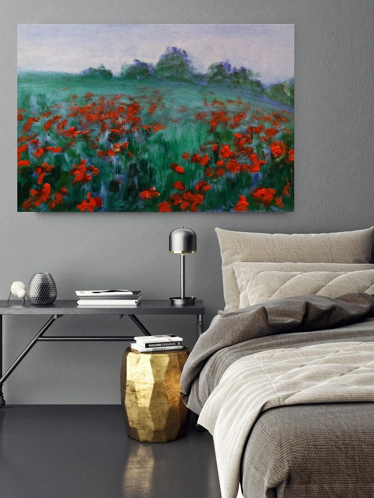 Inspired by Monet Painting by Galina Grygoruk - Jose Art Gallery