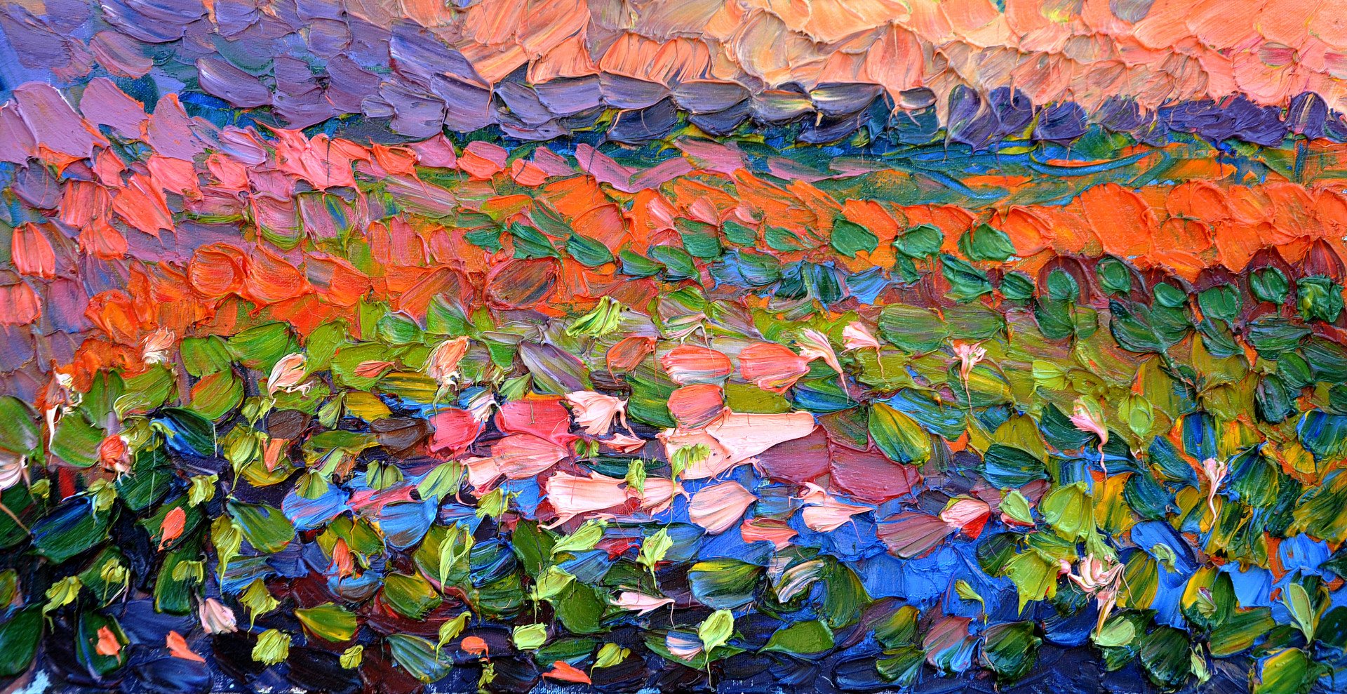 Lotuses Painting by Olga Bejina - Jose Art Gallery