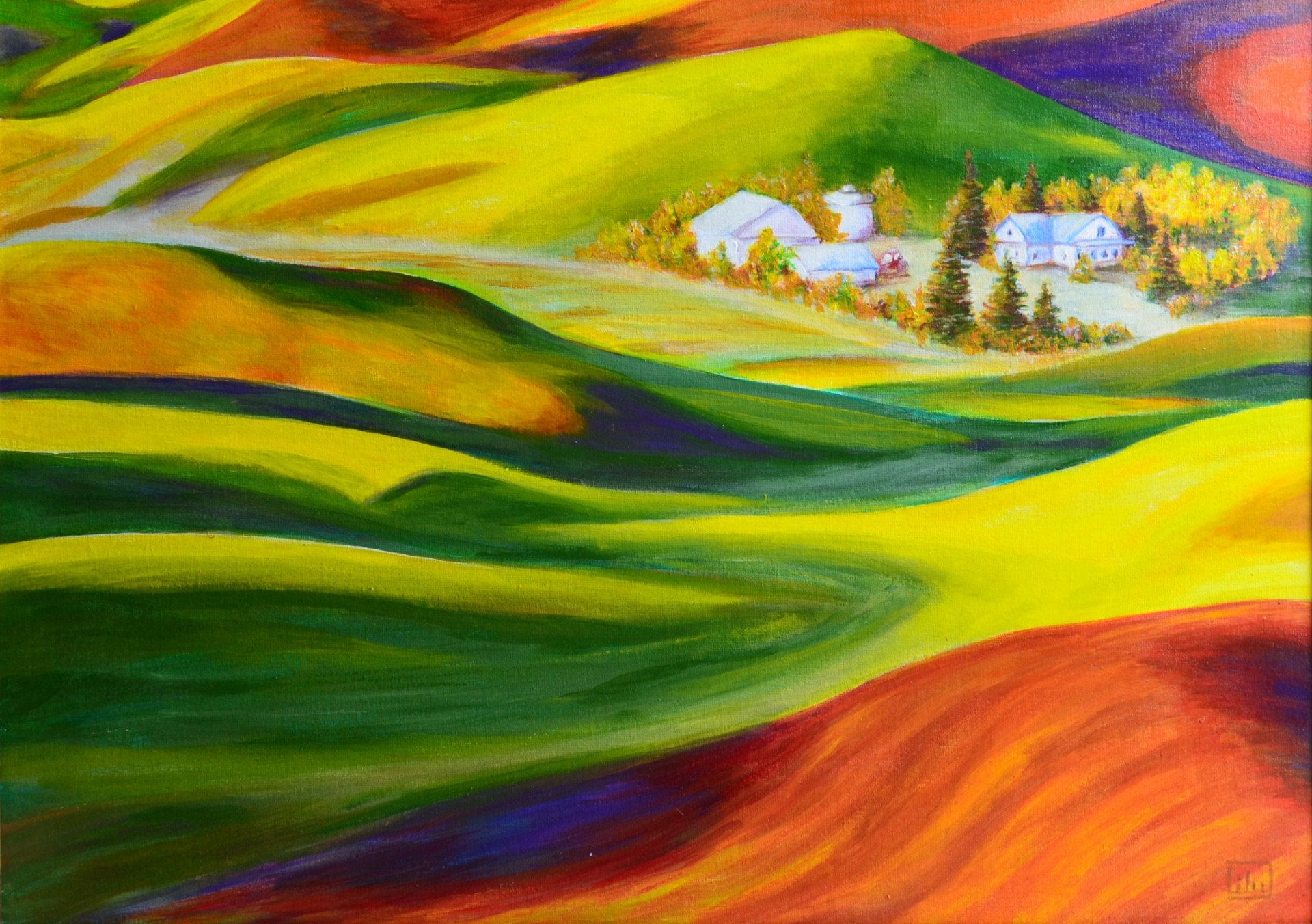 Картина «Пагорби Палуз», Людмила Хапатко - Jose Art Gallery