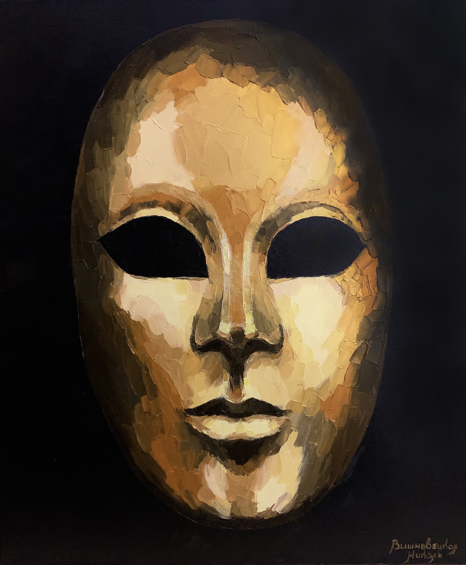 Volto Painting by Nicole Vishnevetska - Jose Art Gallery