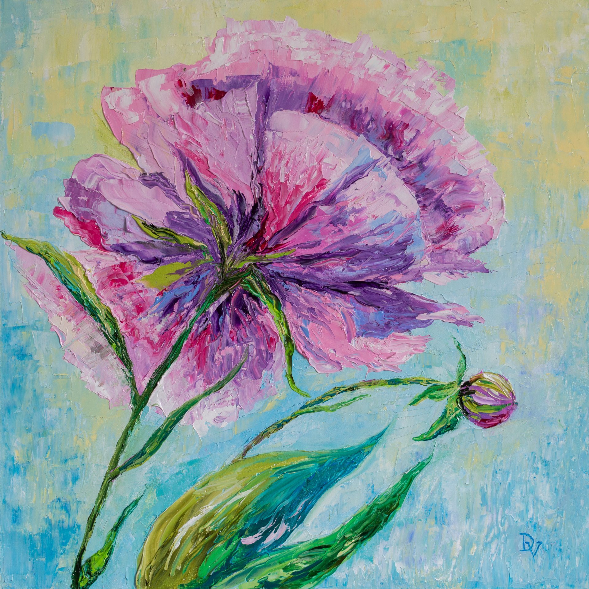 May flower Painting by Vladyslav Durniev - Jose Art Gallery