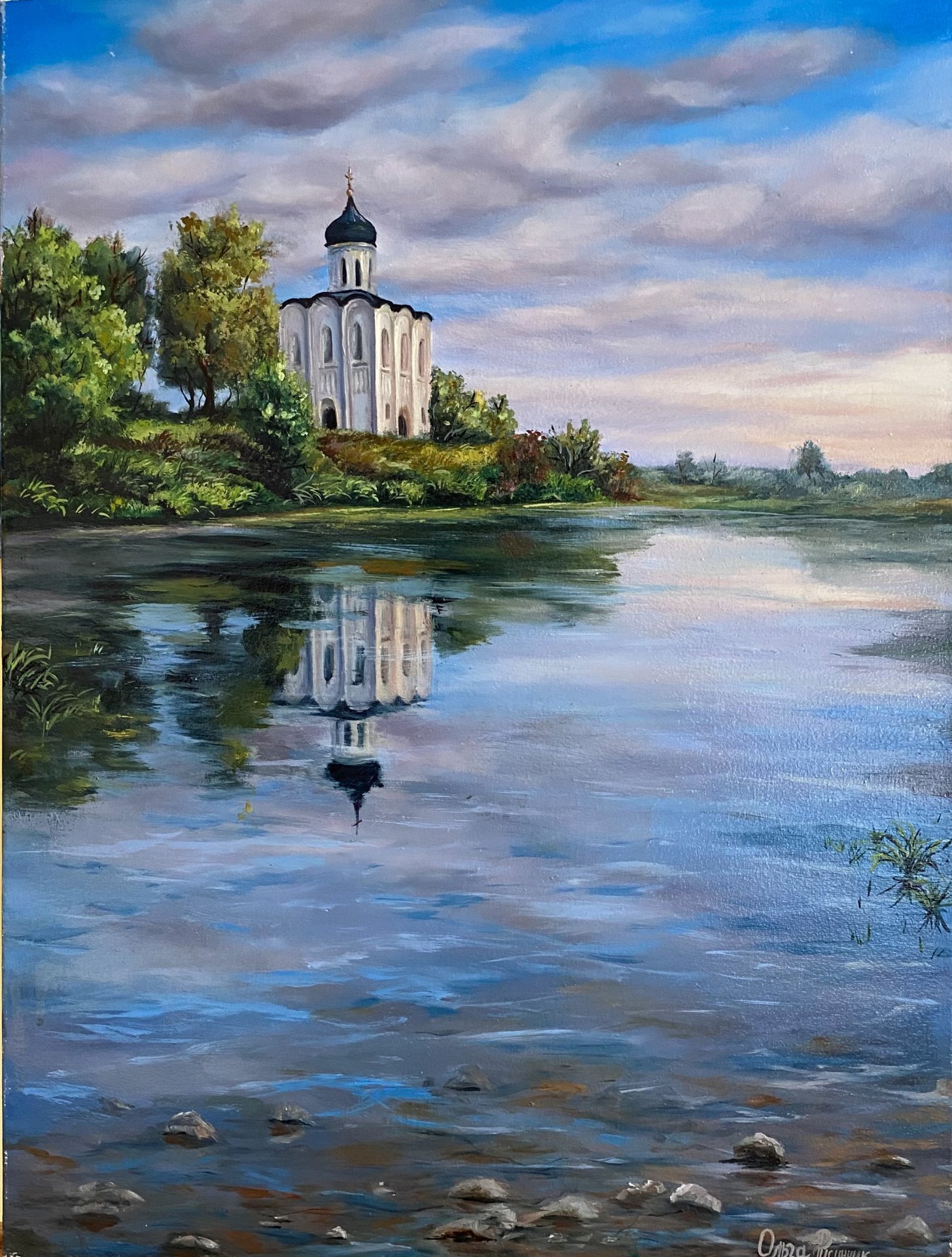 Church Digital Art - Olha Rusynchuk - Jose Art Gallery