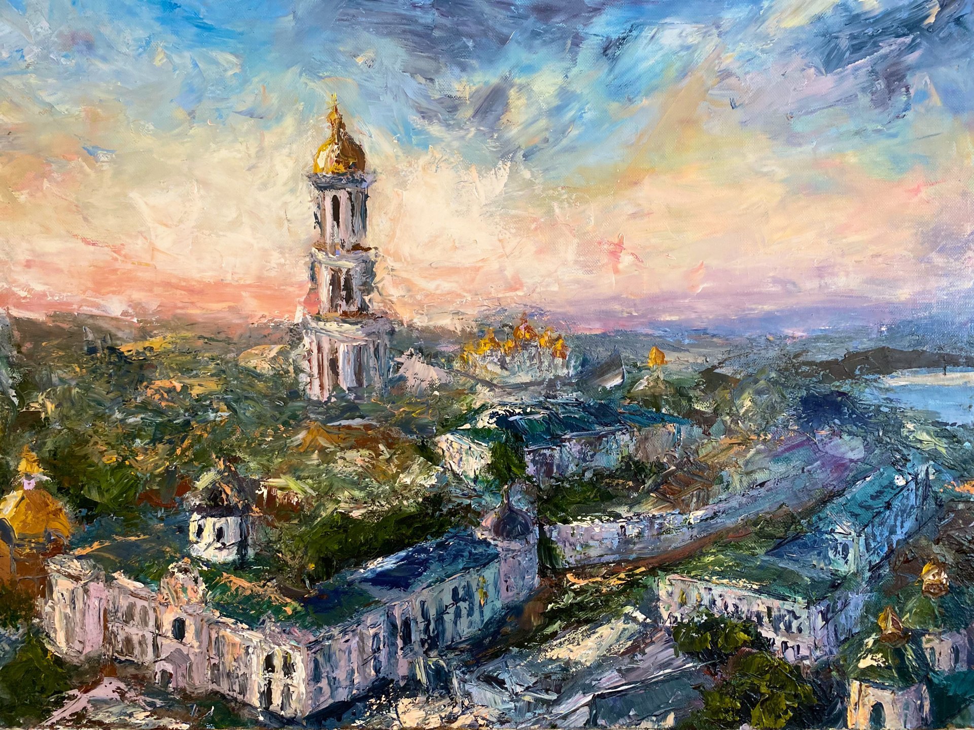 Kyiv Painting by Olha Rusynchuk - Jose Art Gallery