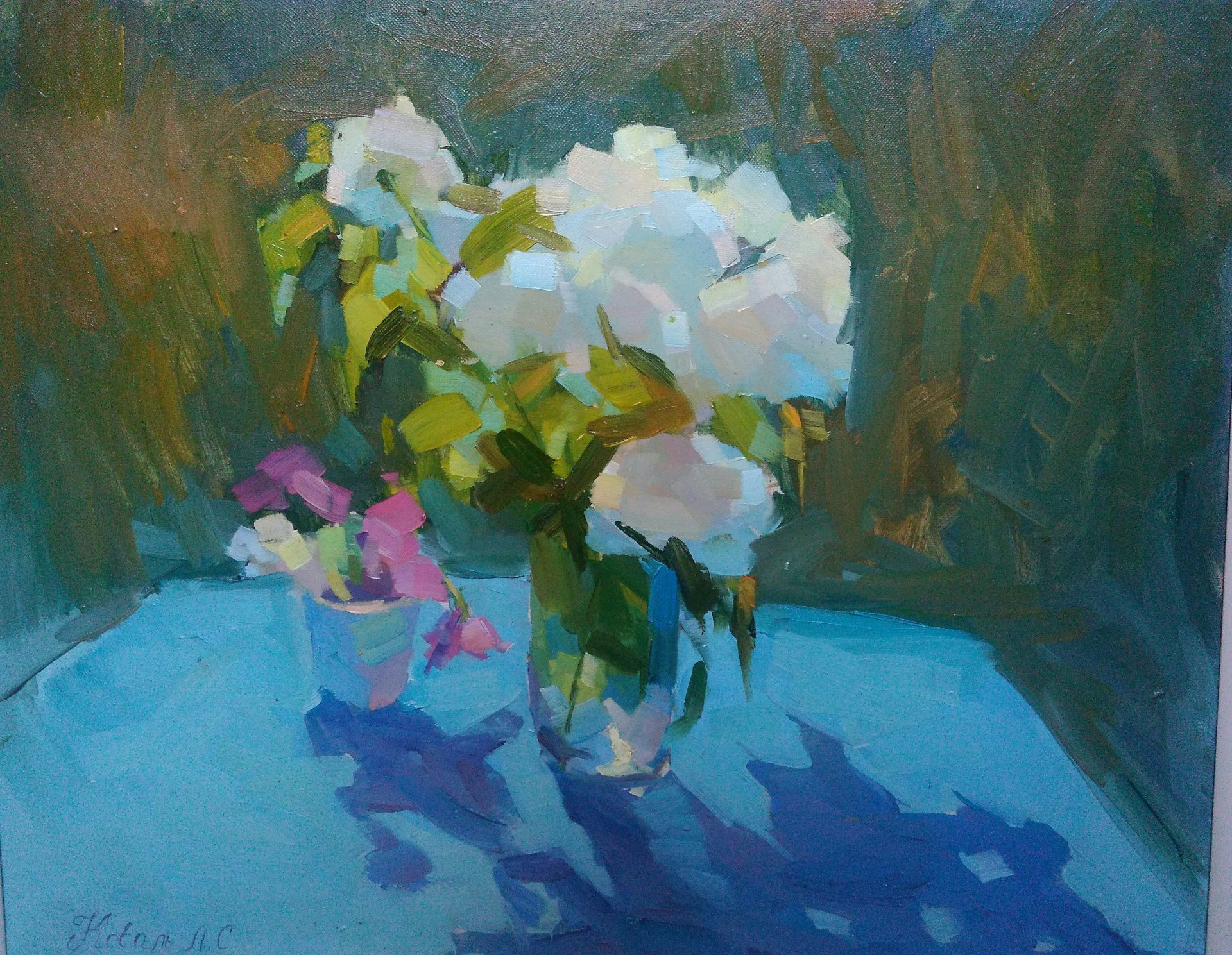 Summer flowers Painting by lyudmyla Koval - Jose Art Gallery