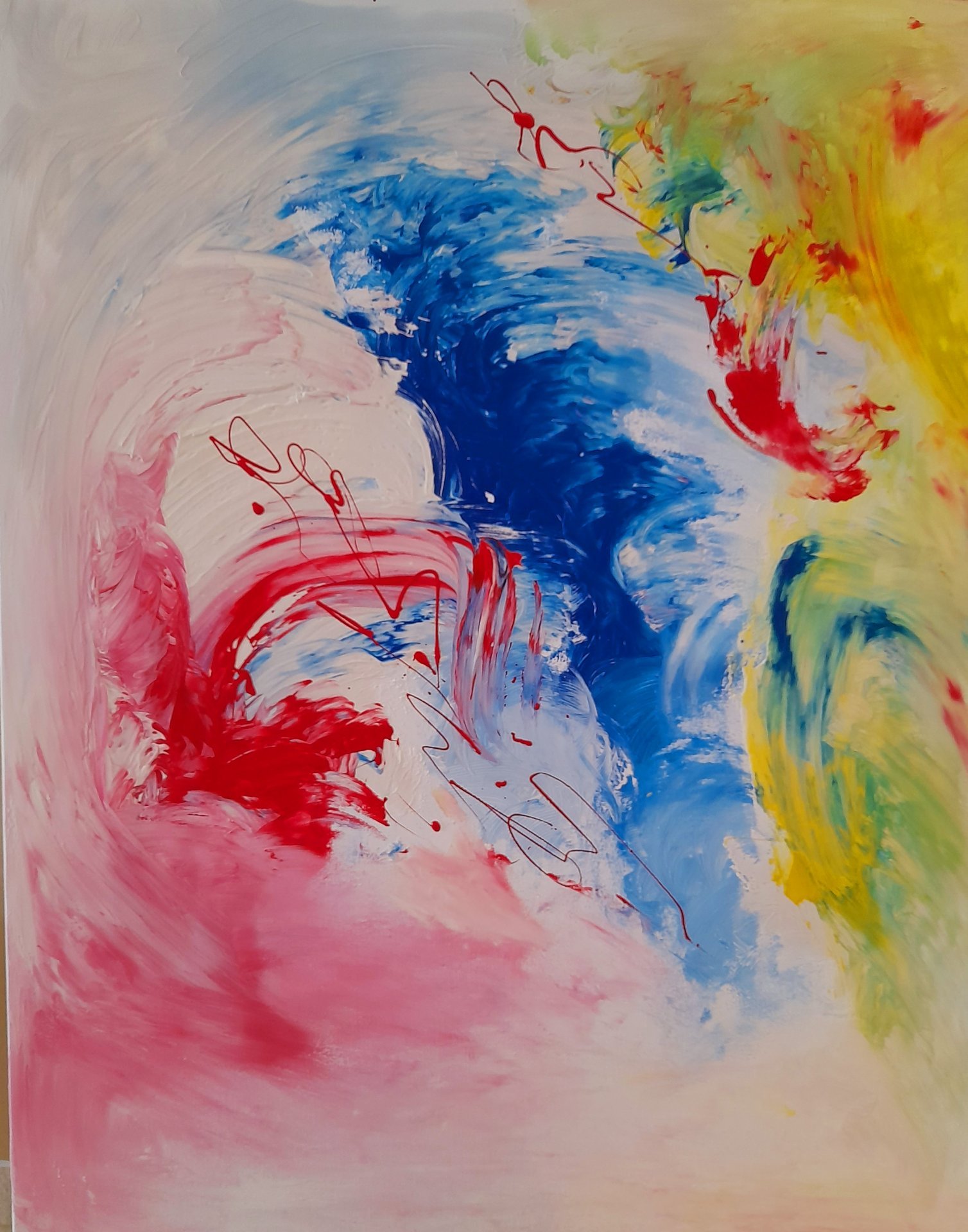 Atmospheric strata Painting by Roser JB - Jose Art Gallery