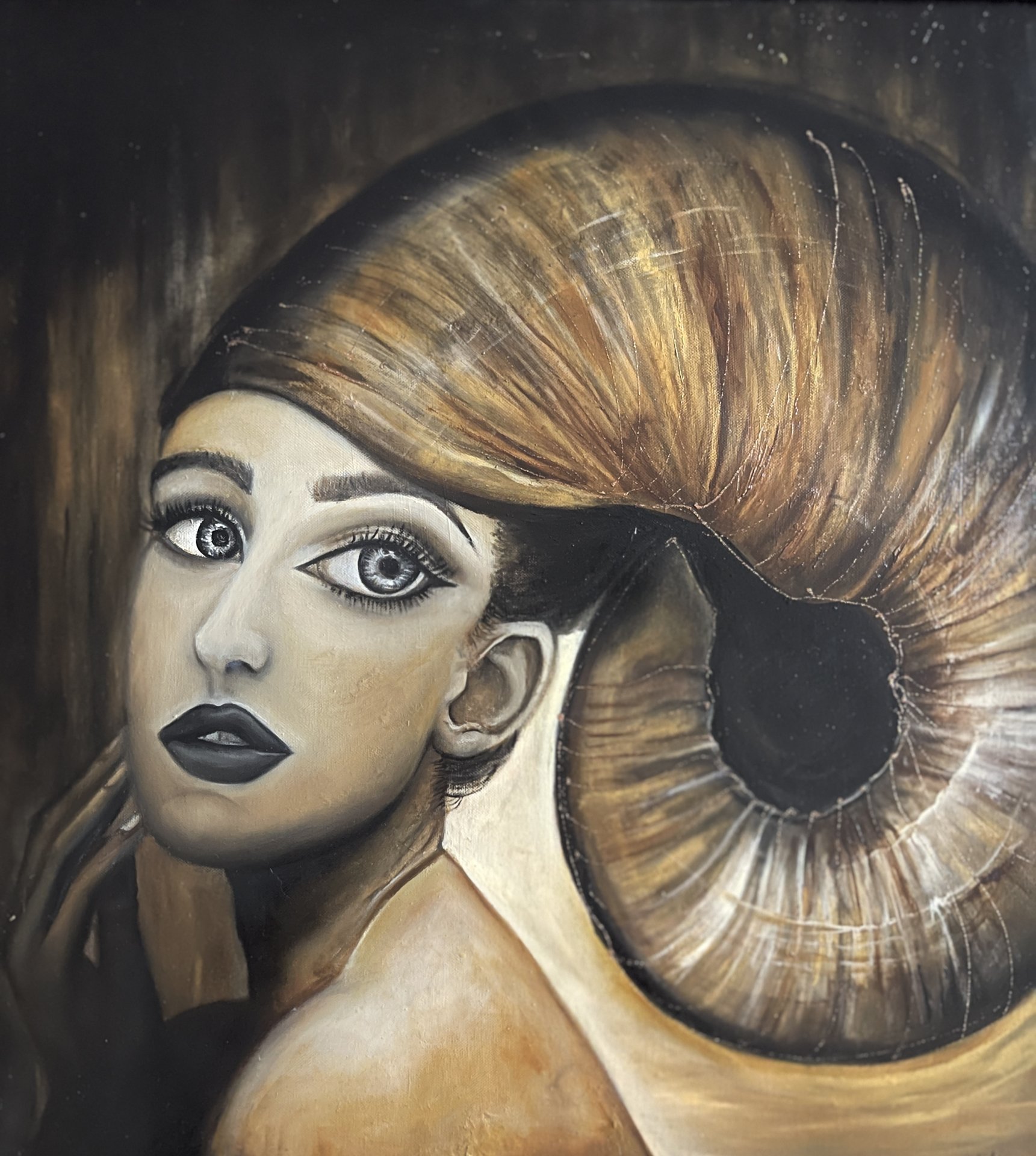A riddle Painting by Christina Kristovsky - Jose Art Gallery