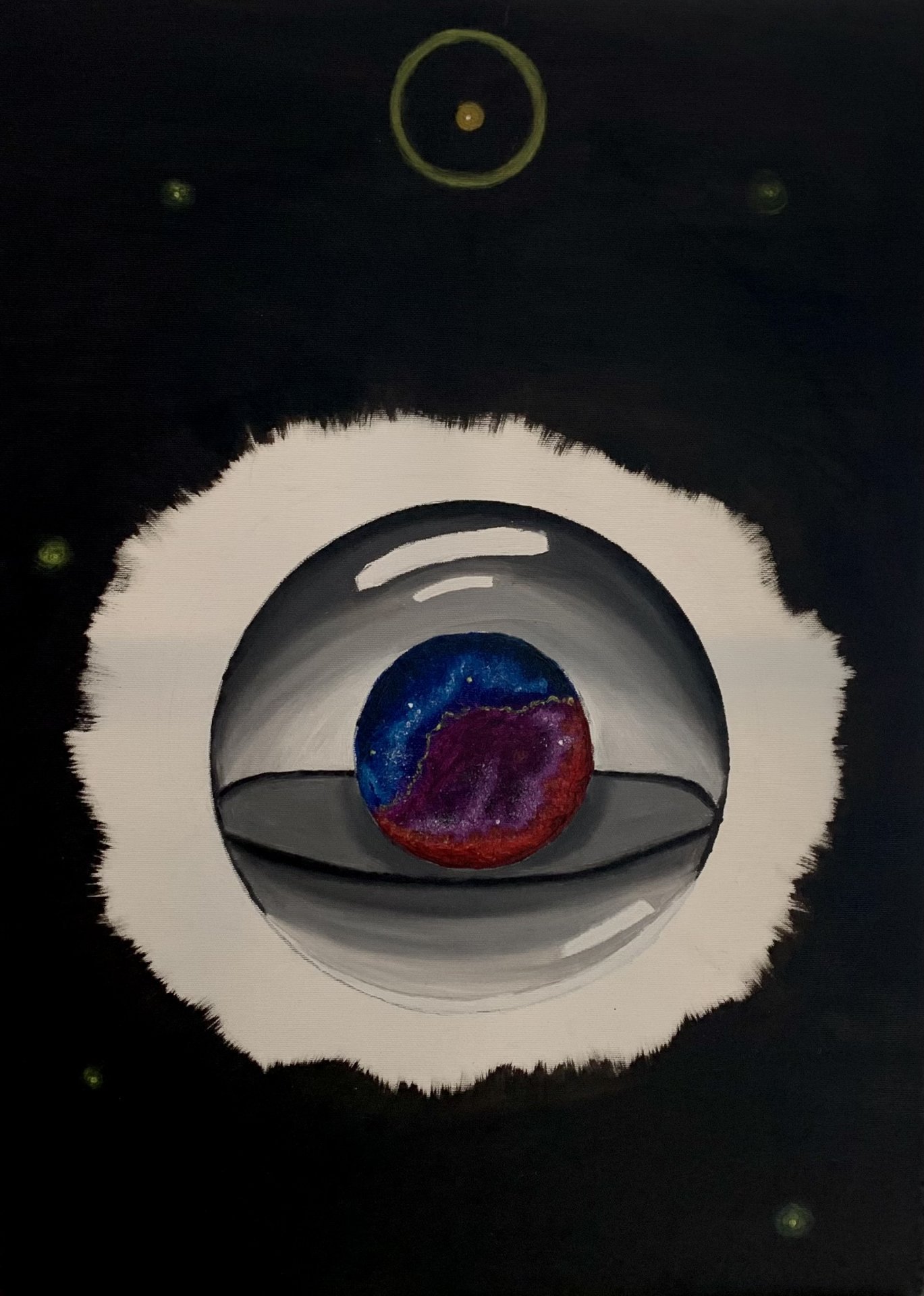 Sphere of influence Painting by Vaire Valier