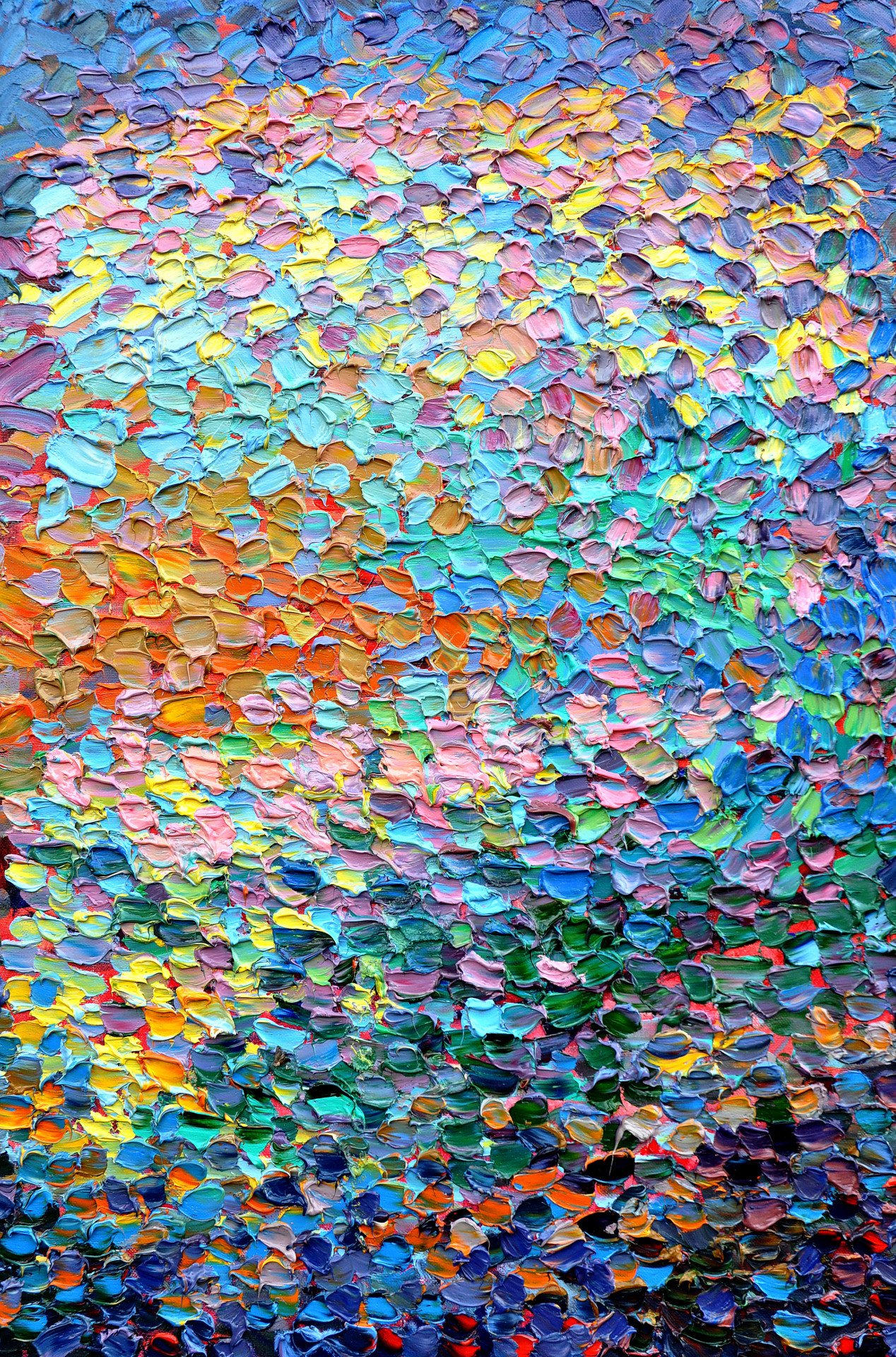 Particles Painting by Olga Bejina - Jose Art Gallery