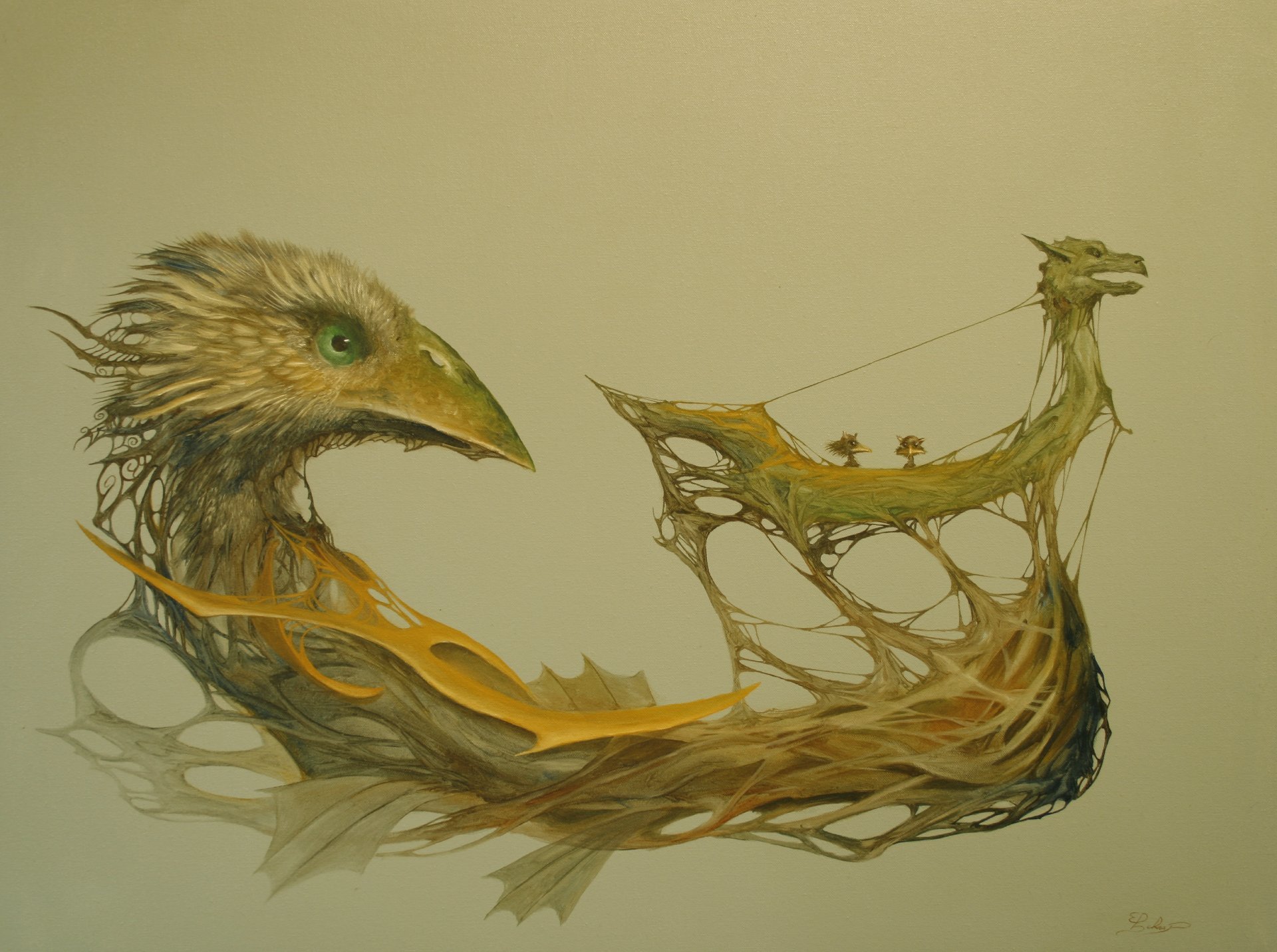 Karvebåt Painting by Ed Schaap - Jose Art Gallery