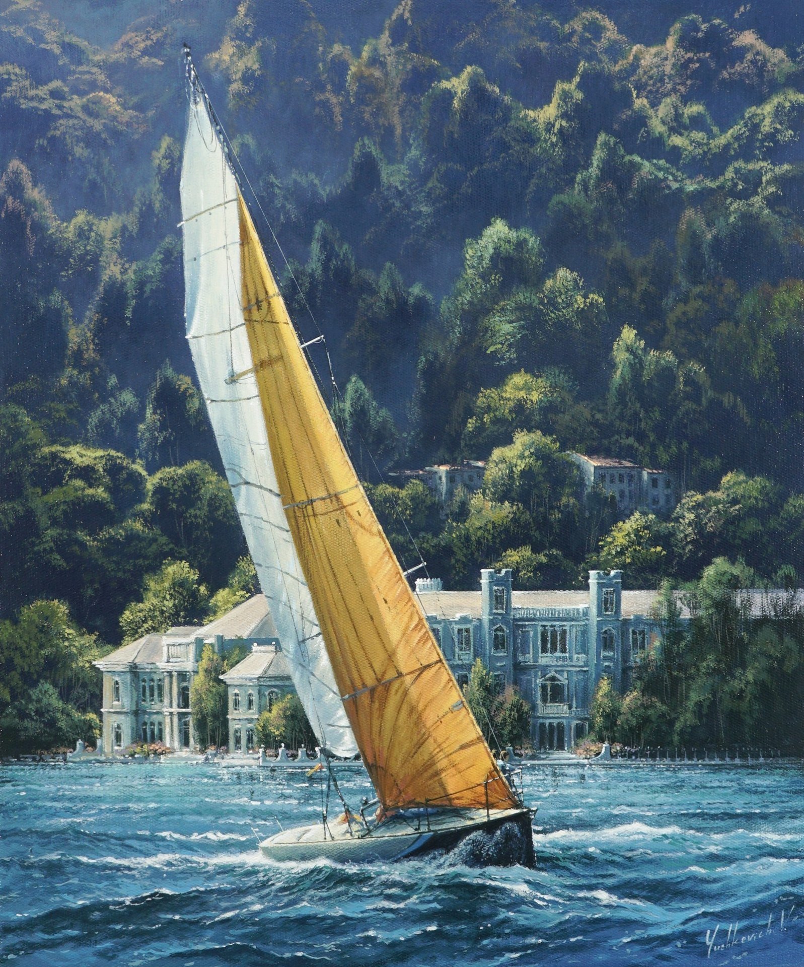 Relax Painting by Viktar Yushkevich Yuvart