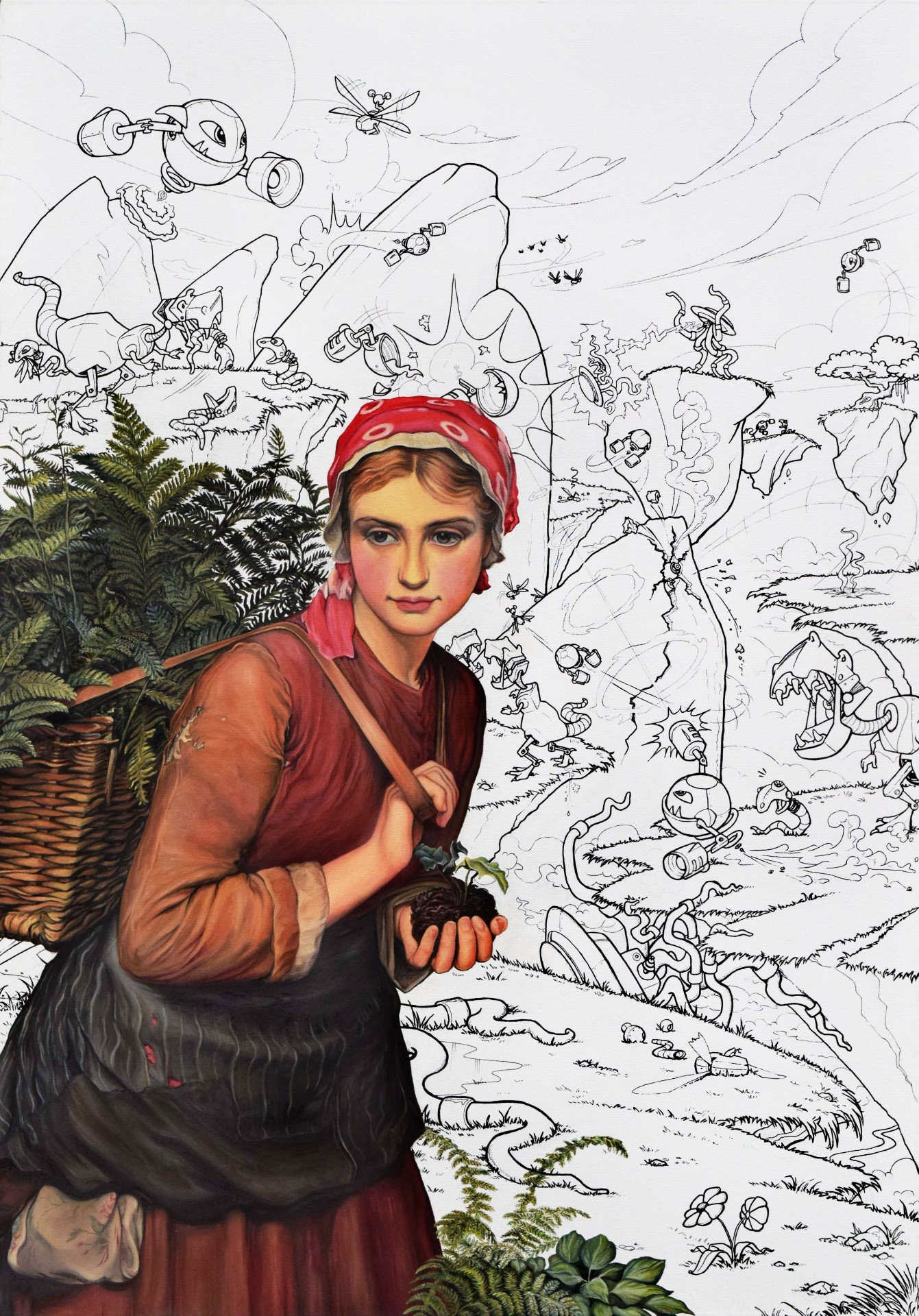 Intercession Painting by Coba Beukman - Jose Art Gallery