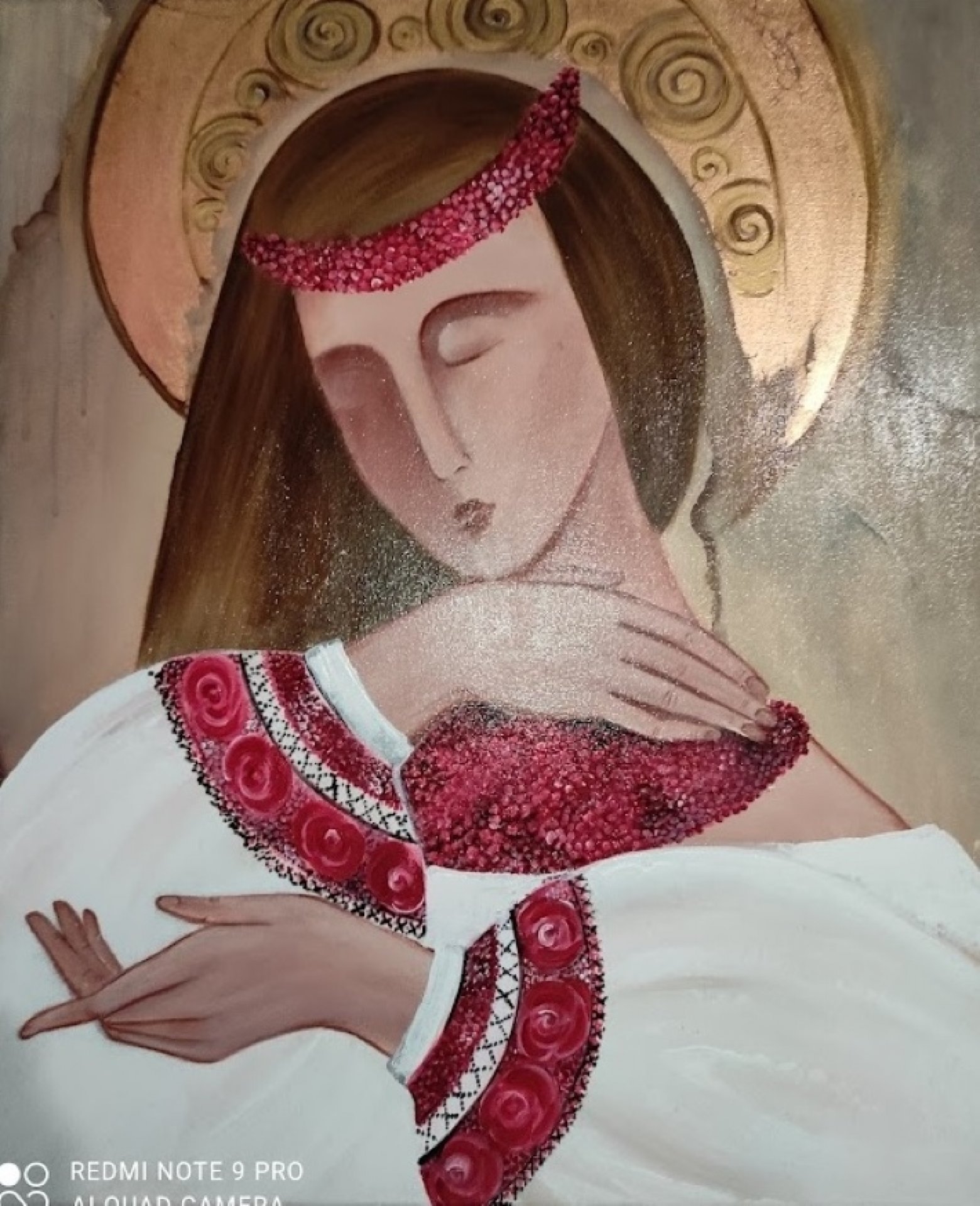 Blessed. Painting by Yuliya Chornobil - Jose Art Gallery