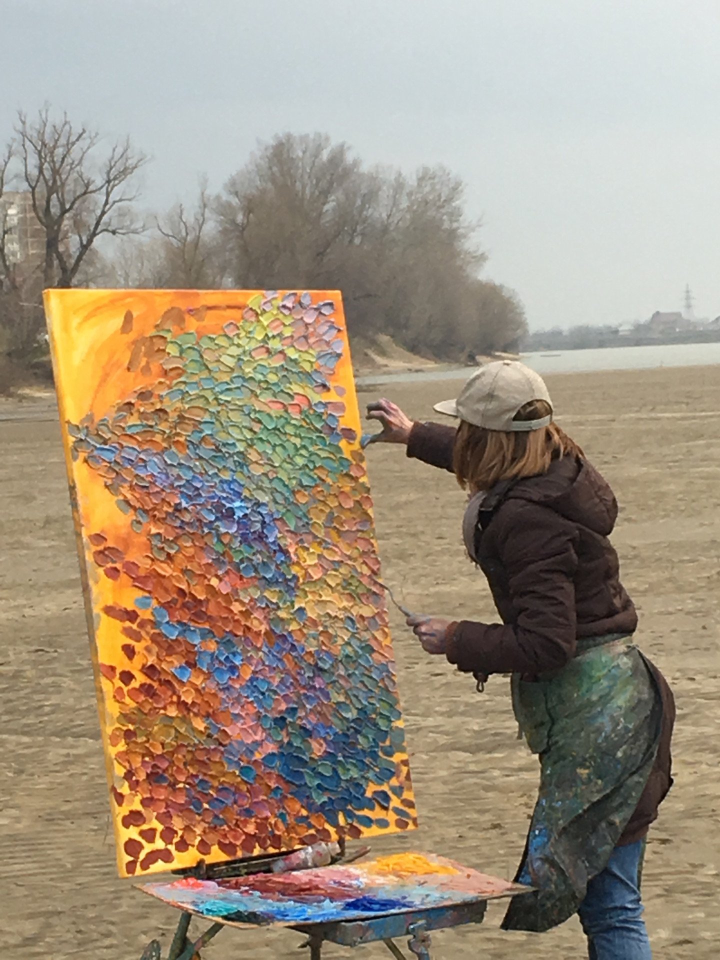 A breath of fresh air Painting by Olga Bejina - Jose Art Gallery