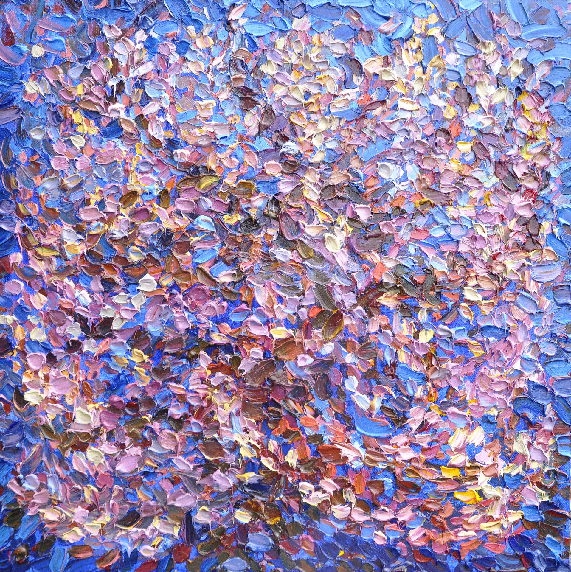 Blooming tree Painting by Olga Bejina - Jose Art Gallery