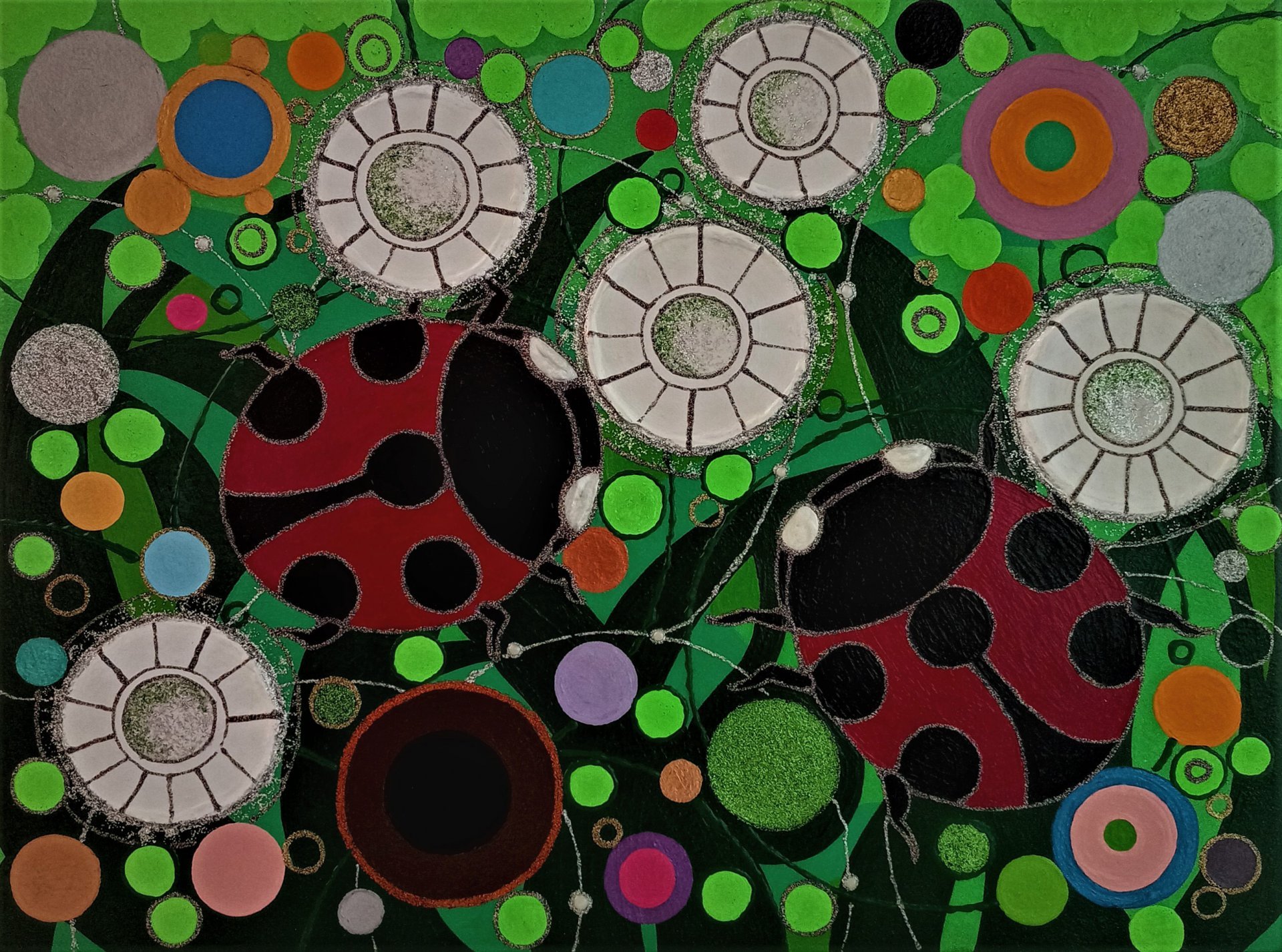 Bubbles. Nature Drawing - Lucy August - Jose Art Gallery