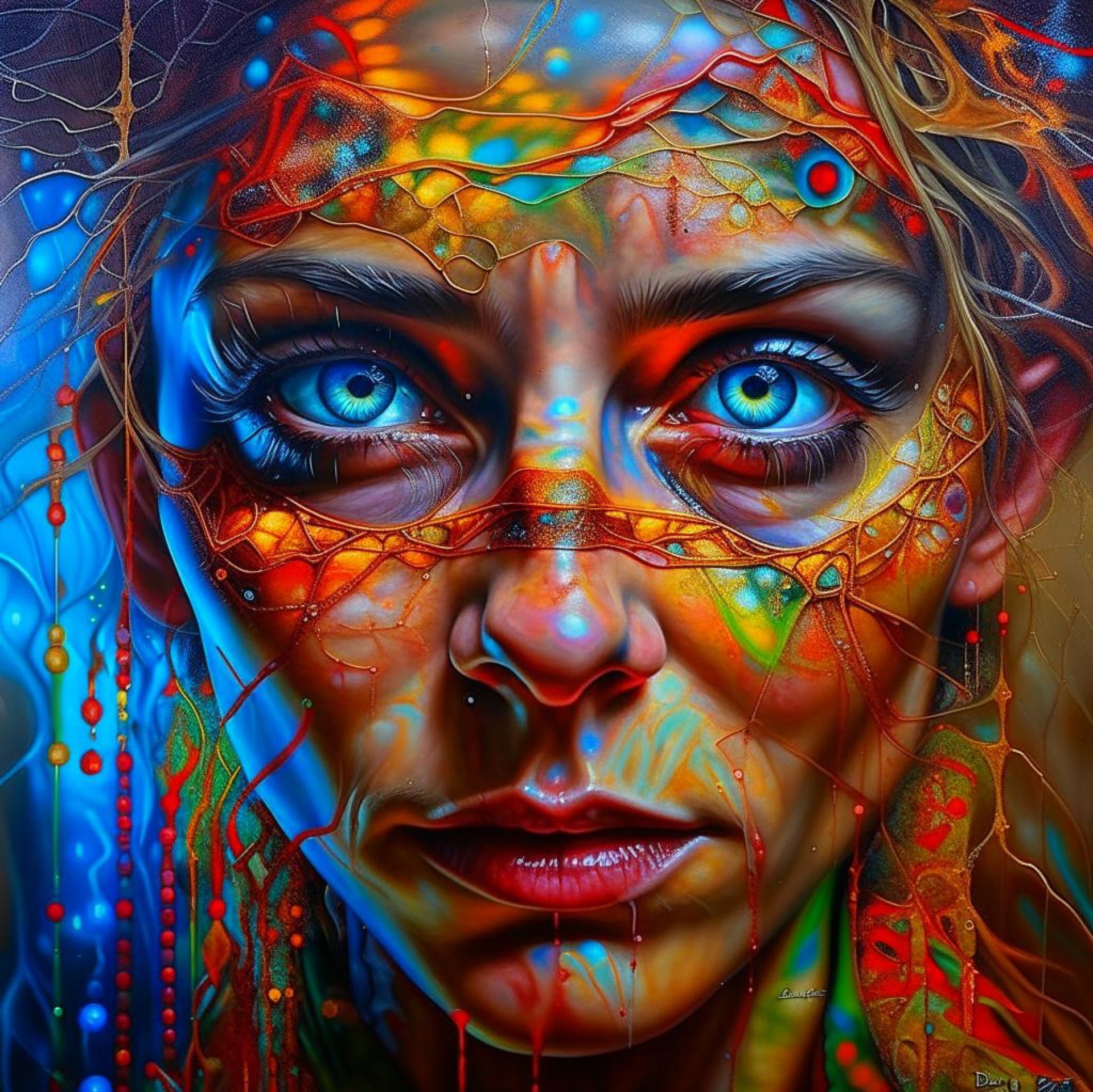 Gaze and Horror Digital Art - Elmar - Jose Art Gallery