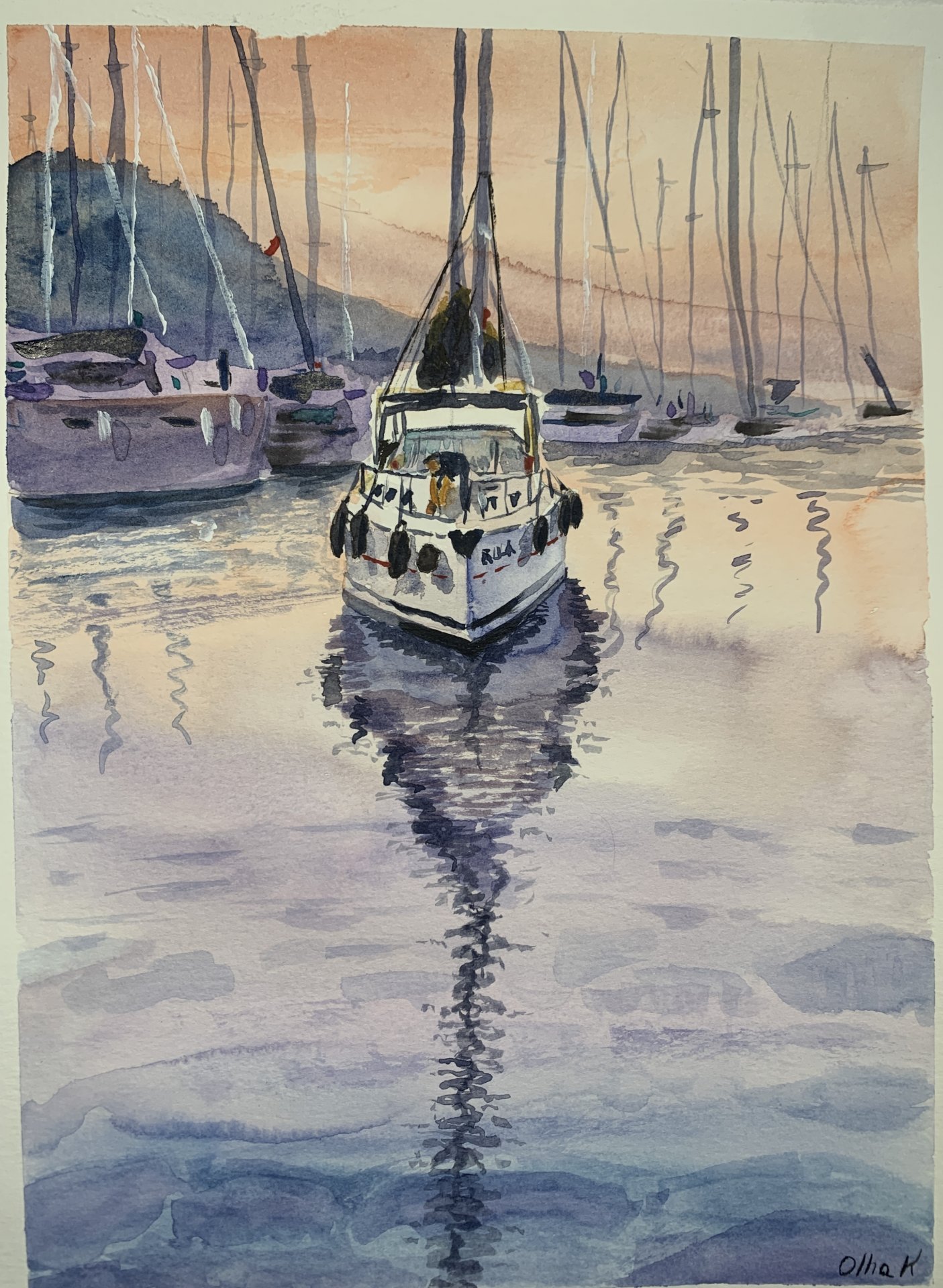 Barca Painting by Helha K. - Jose Art Gallery