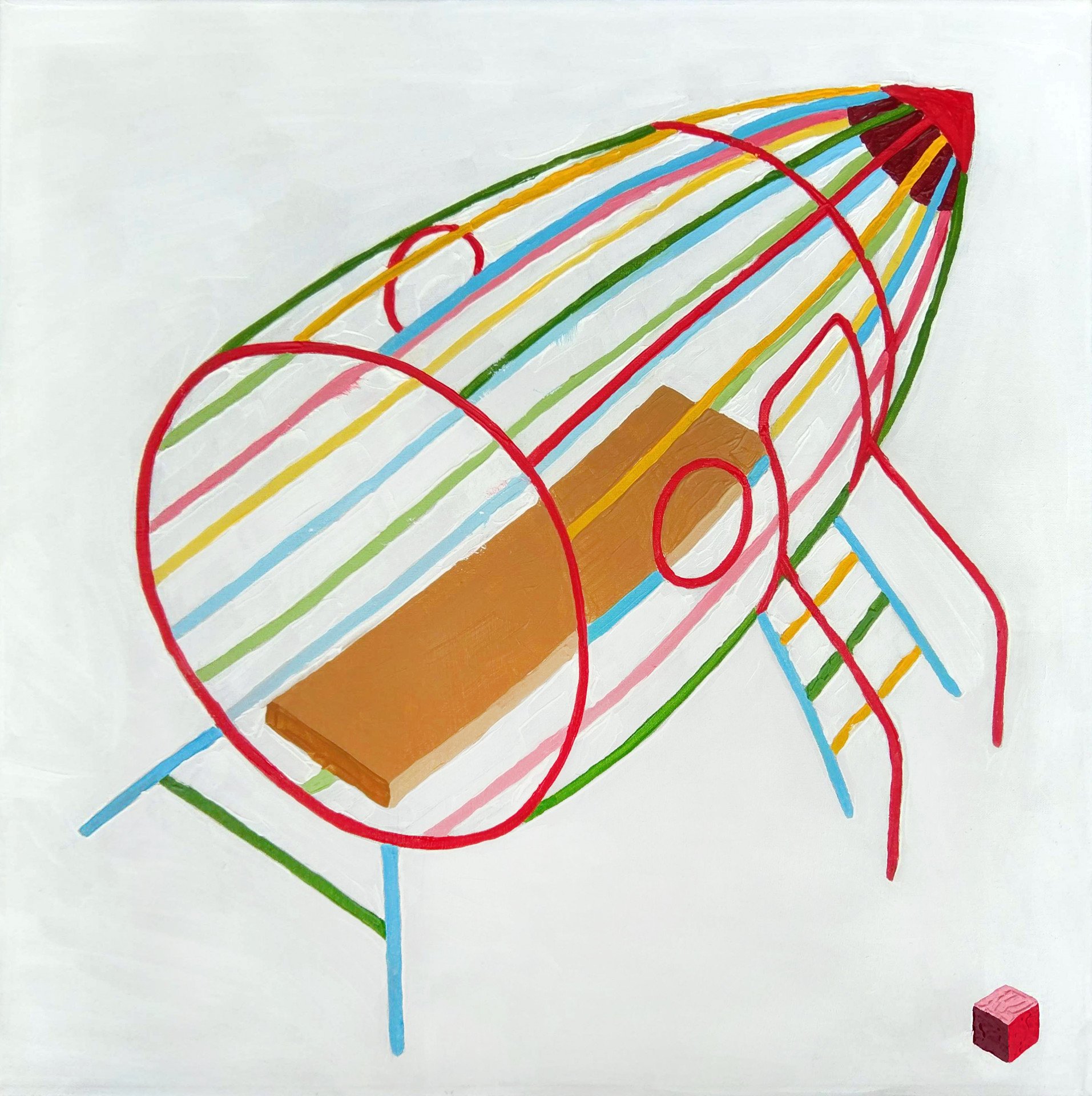 Rocket Painting by Natasha Steshenko - Jose Art Gallery