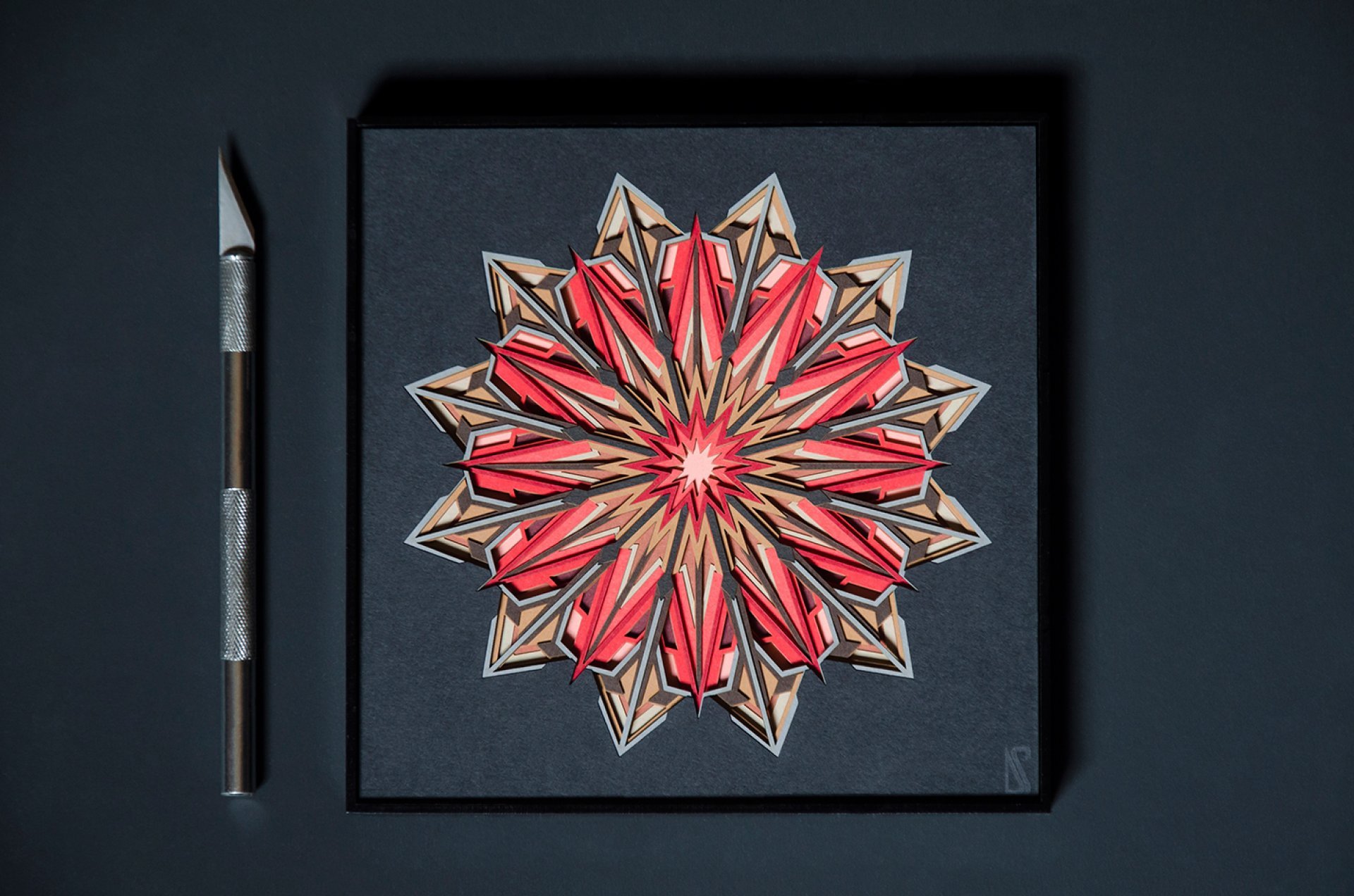 SOLAR FLARE Drawing - Scaled Dimensions - Jose Art Gallery