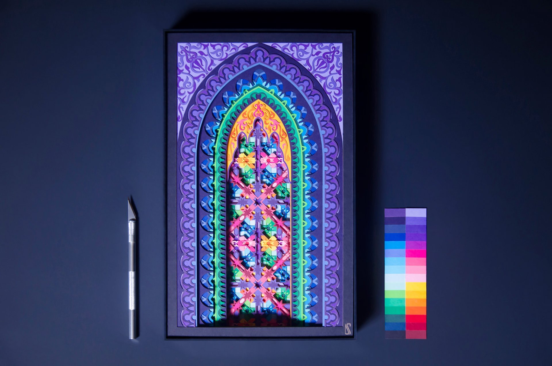 THE SEVENTH HEAVEN Sculpture - Scaled Dimensions - Jose Art Gallery