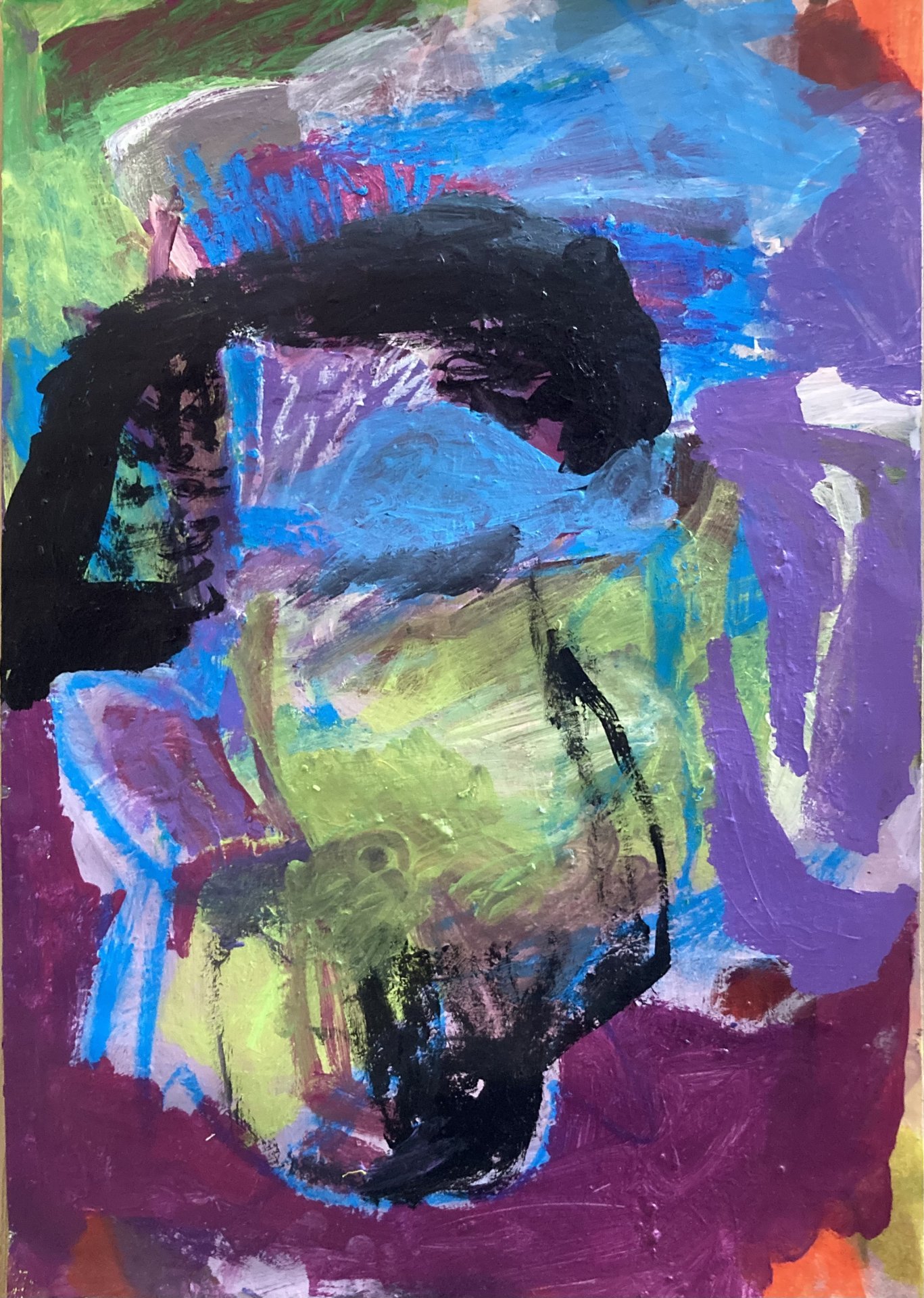 Contemporary Abstract Original Painting by Ding Xinyue